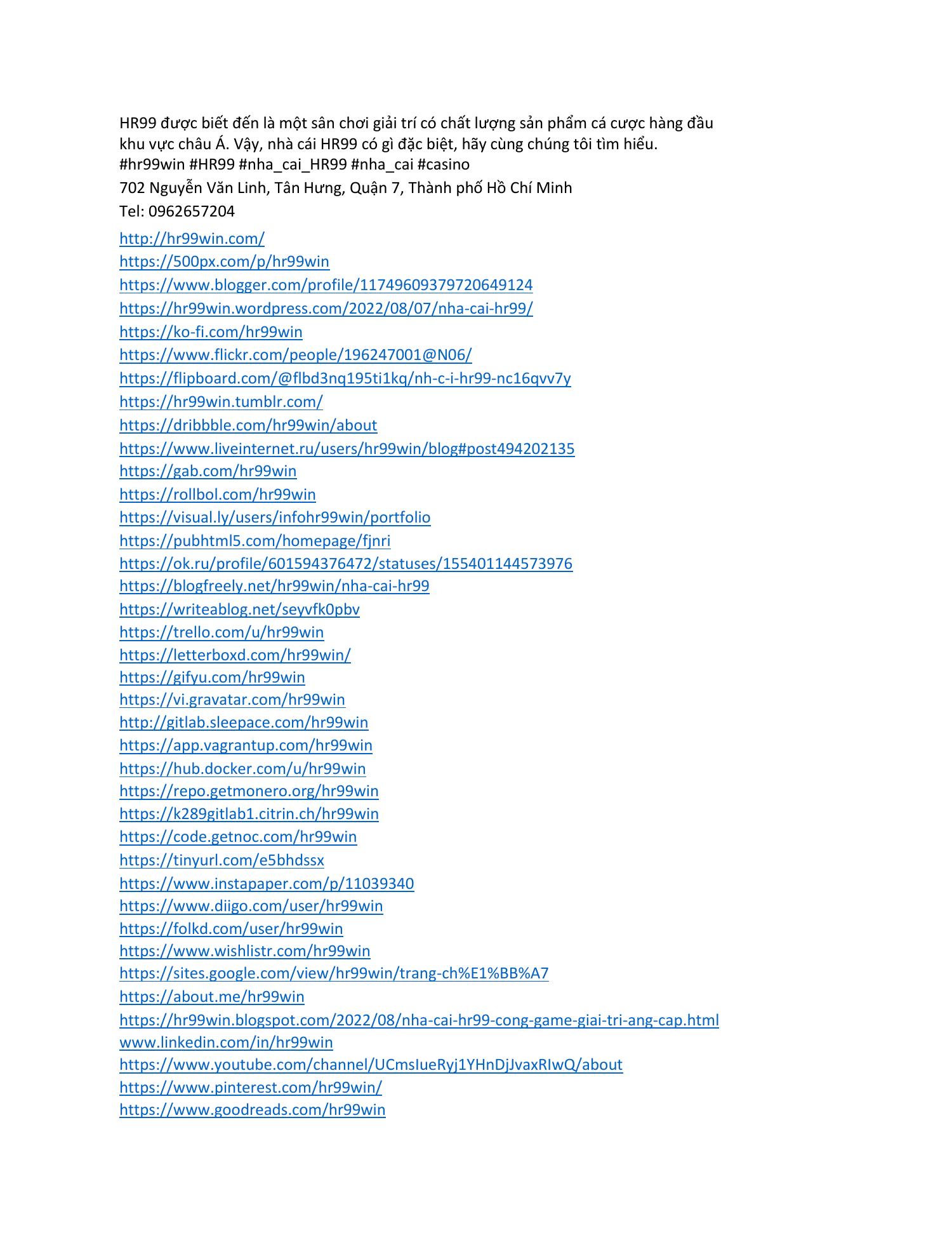 Nhà Cái HR99.docx | DocDroid