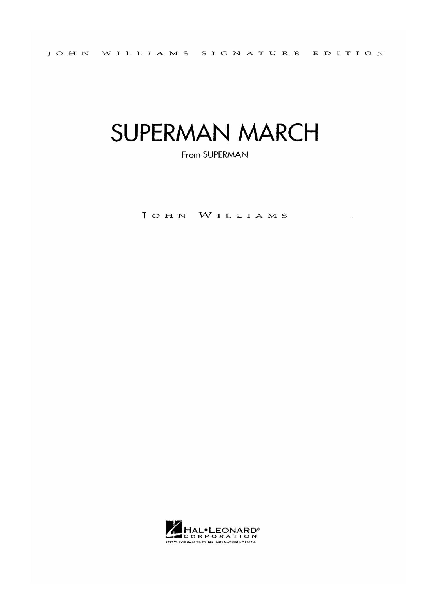John Williams - Superman - Theme (full score).pdf | DocDroid