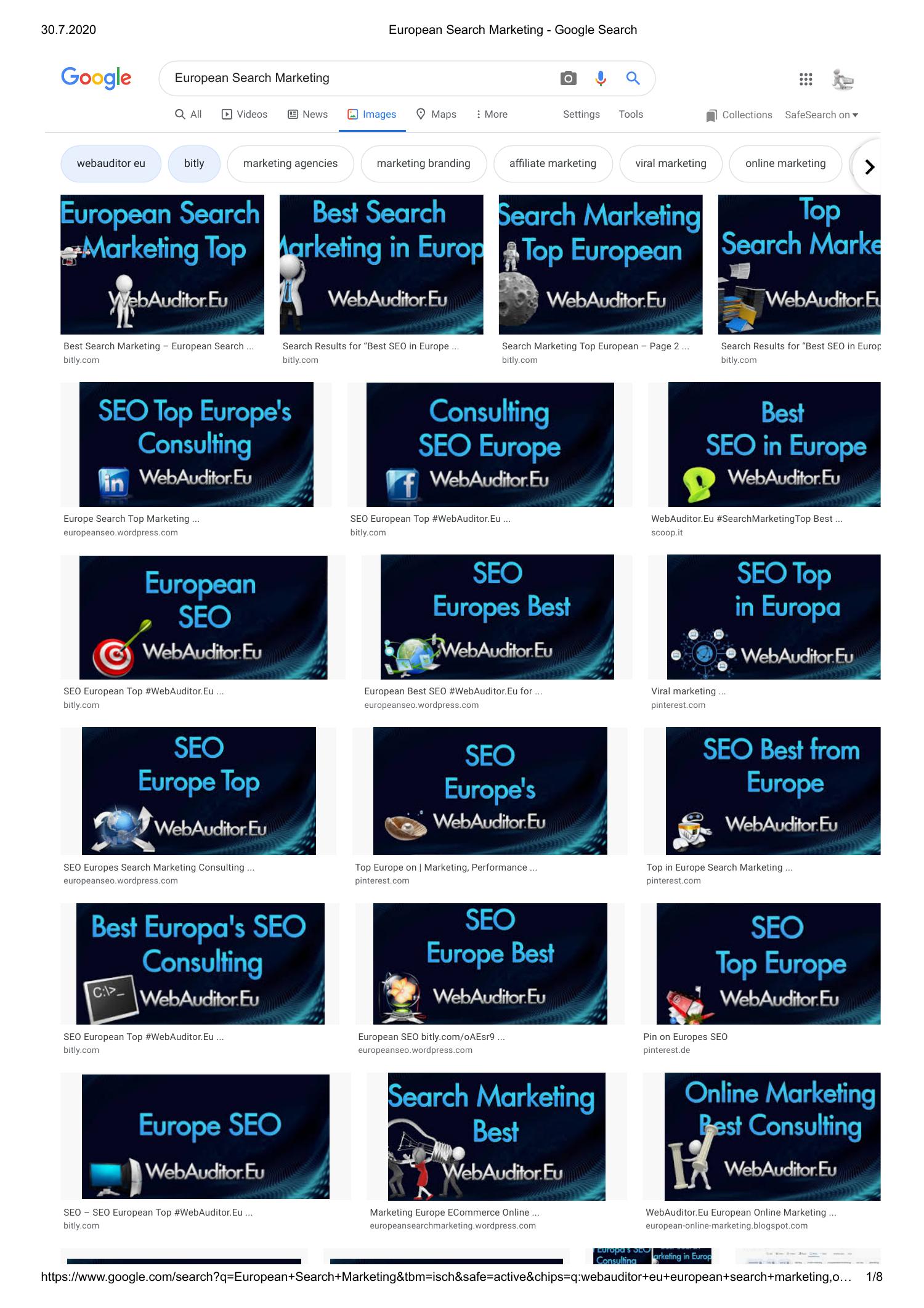 European Search Marketing - Google Search #WebAuditor.Eu for Branding Best European Search ...