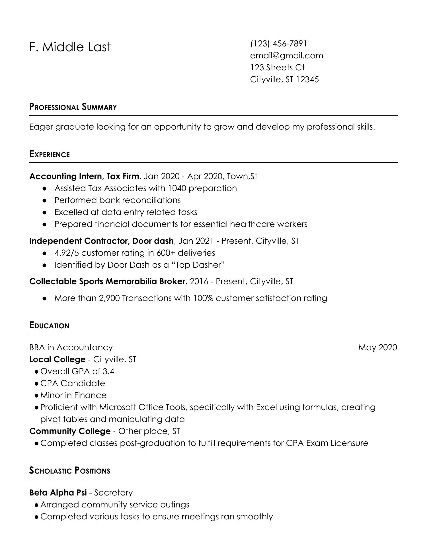 Generic Resume.pdf | DocDroid
