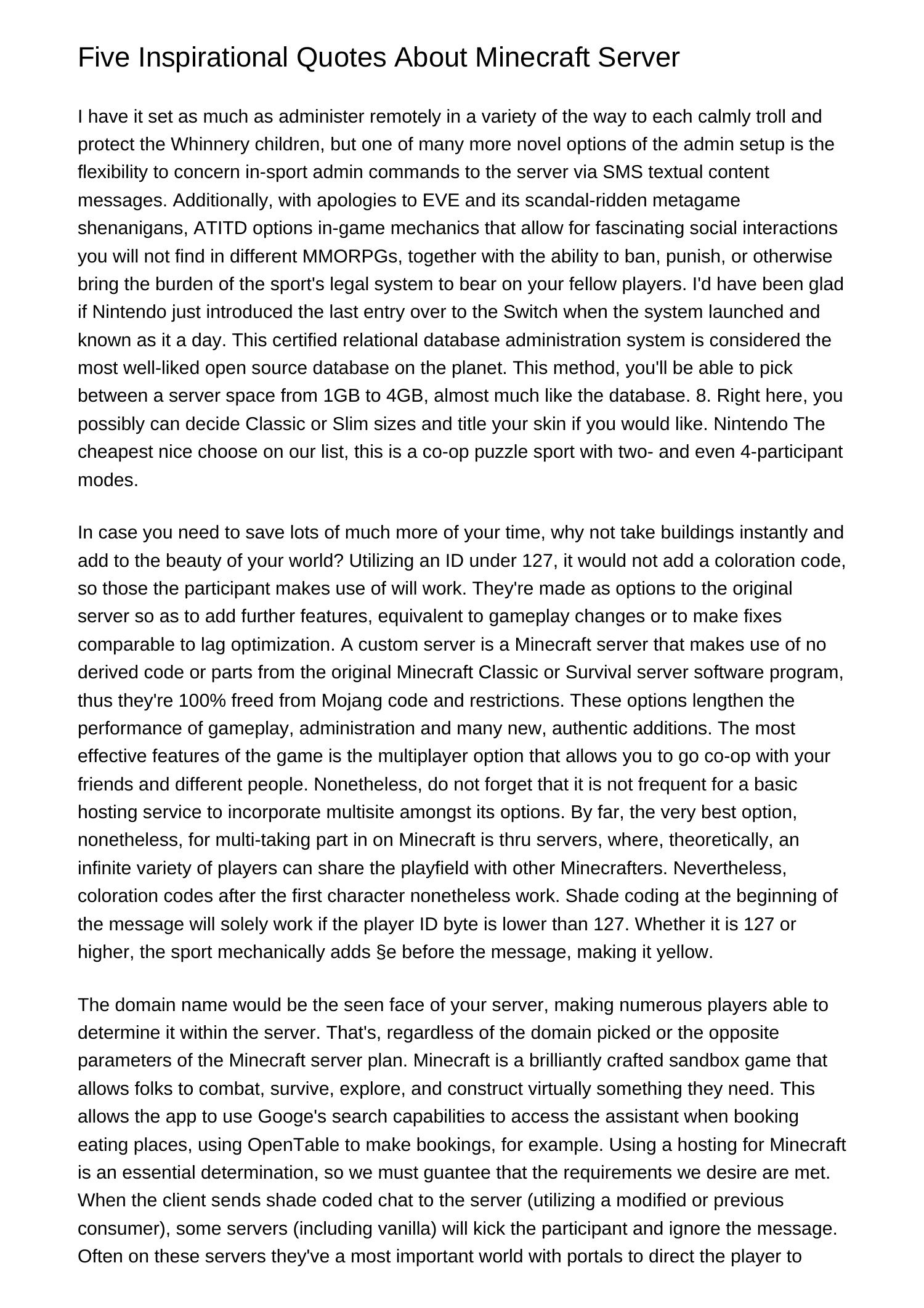 Three Inspirational Quotes About Minecraft Servercifia.pdf.pdf | DocDroid