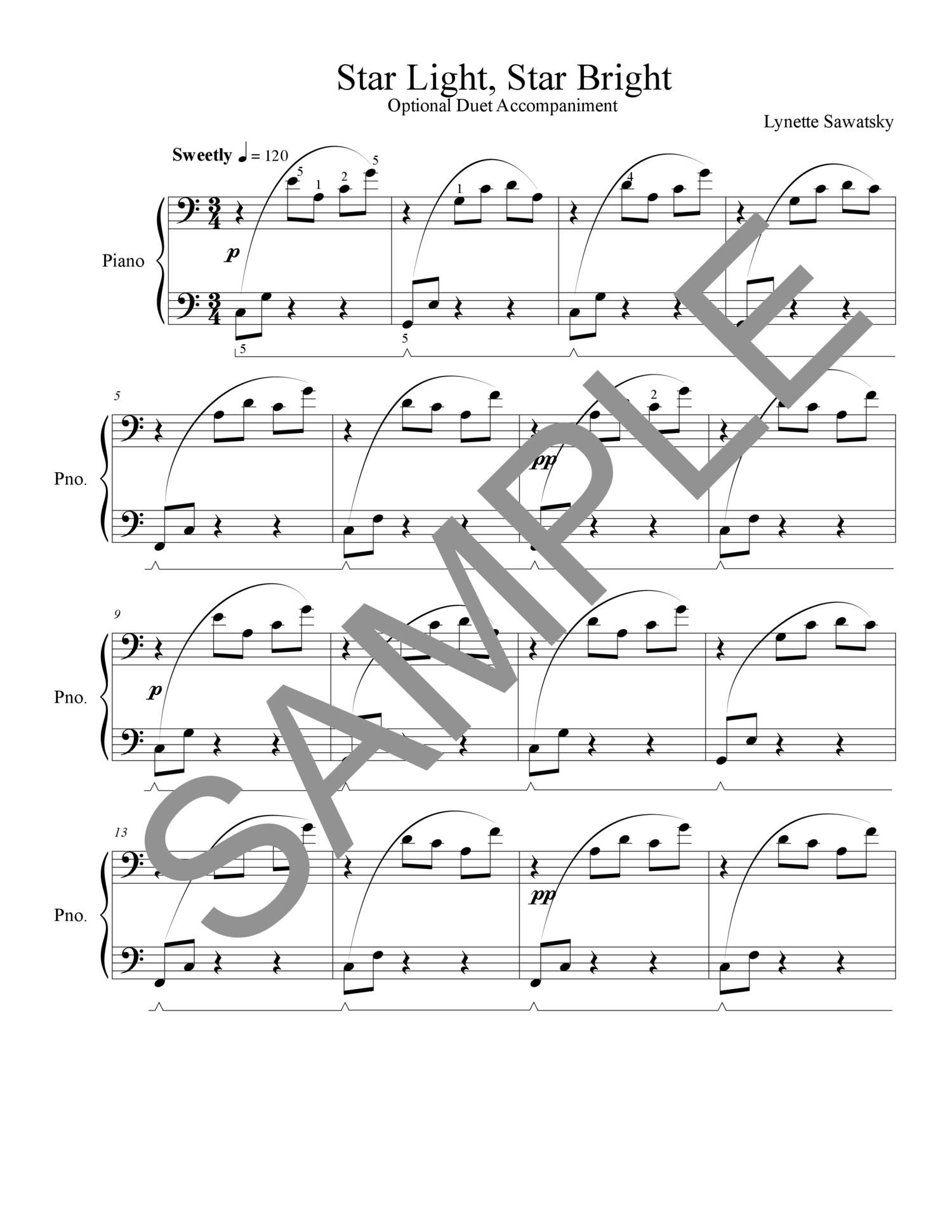 Star Light, Star Bright (duet accompaniment) - Sample Page.pdf | DocDroid