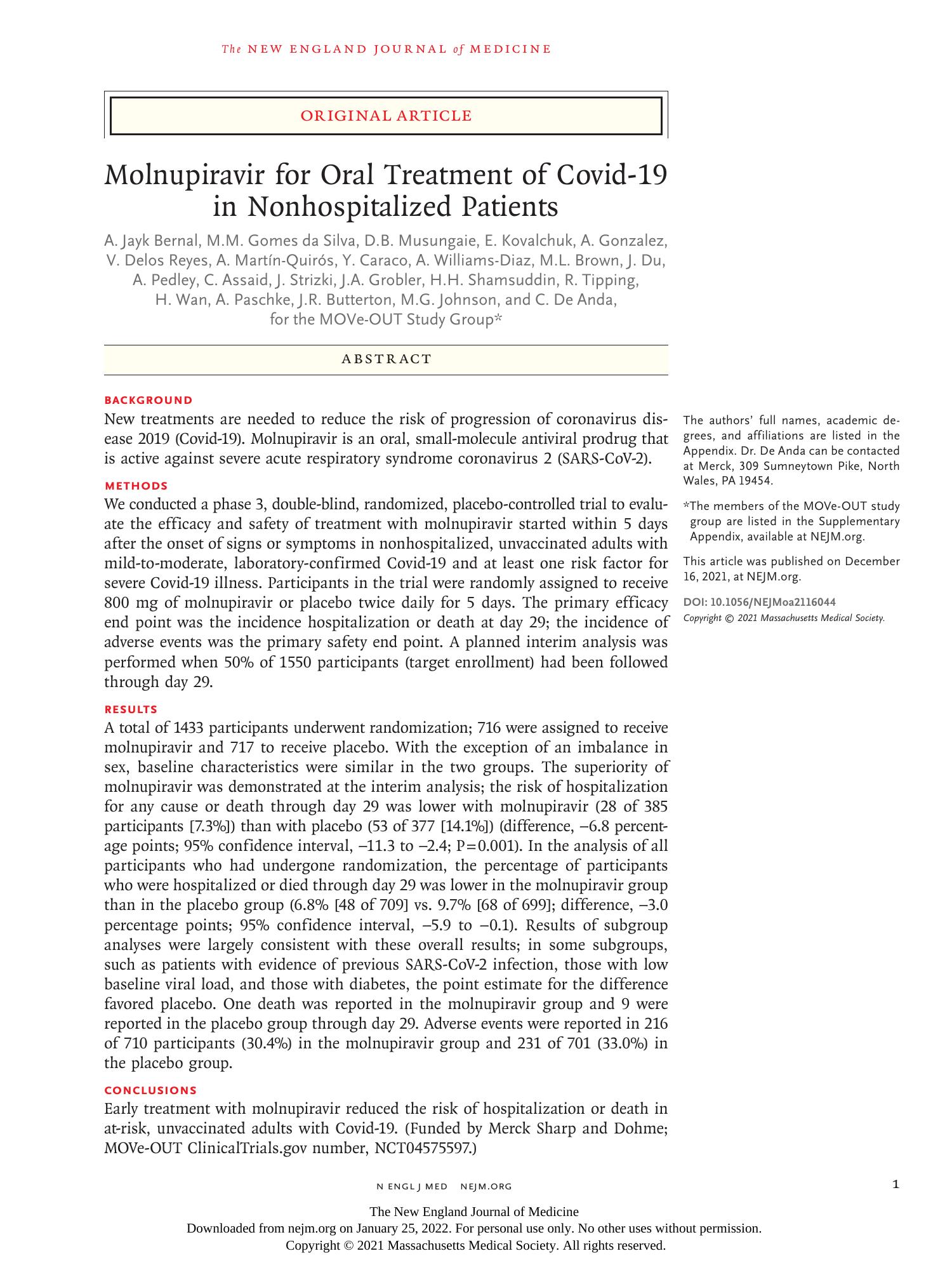 Molnupiravir NEJM.pdf | DocDroid