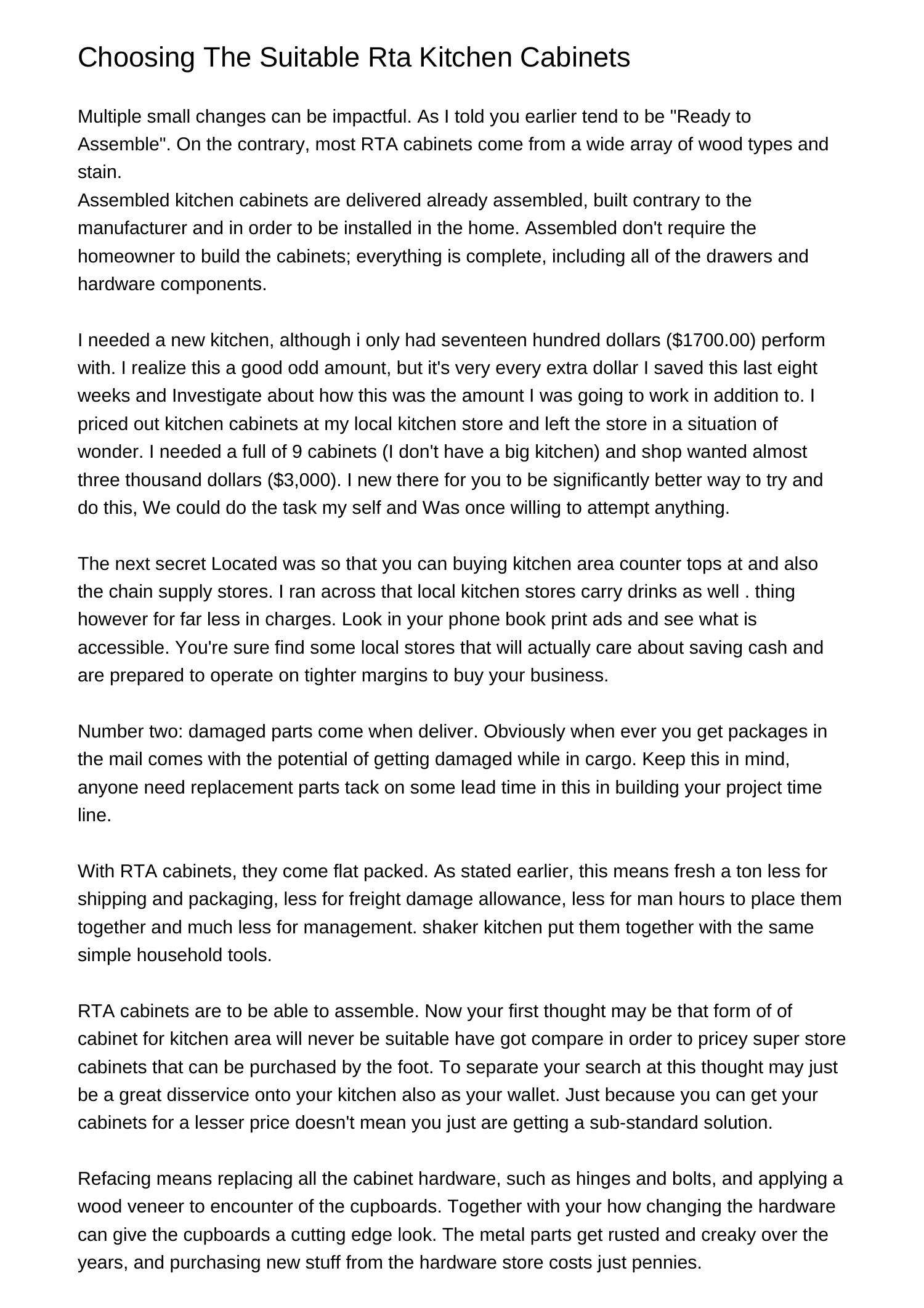 Choosing House Rta Kitchen Cabinetskxaiq.pdf.pdf | DocDroid