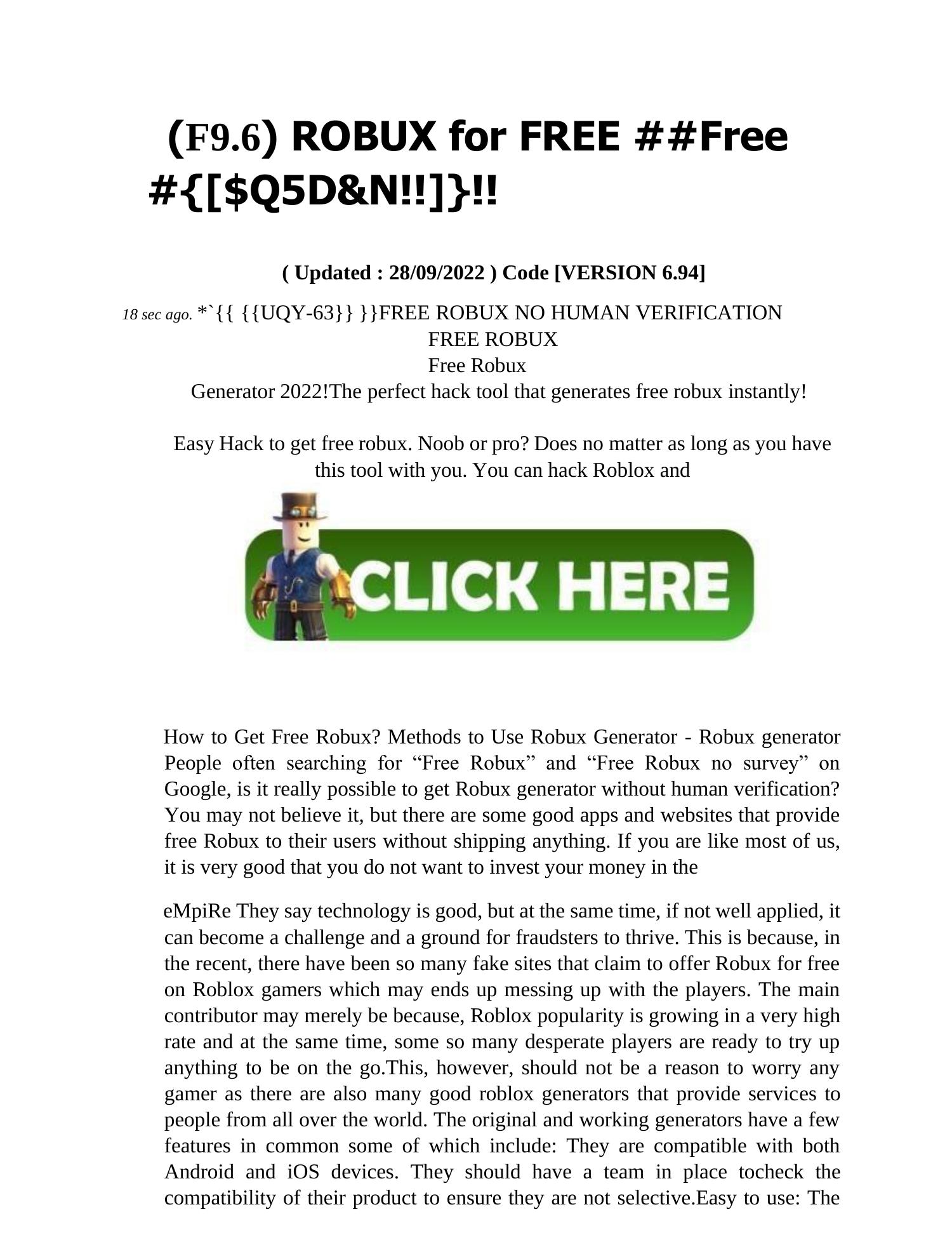 (F9.6) ROBUX for FREE ##Free #{[$Q5D&N!!]}!!.pdf | DocDroid
