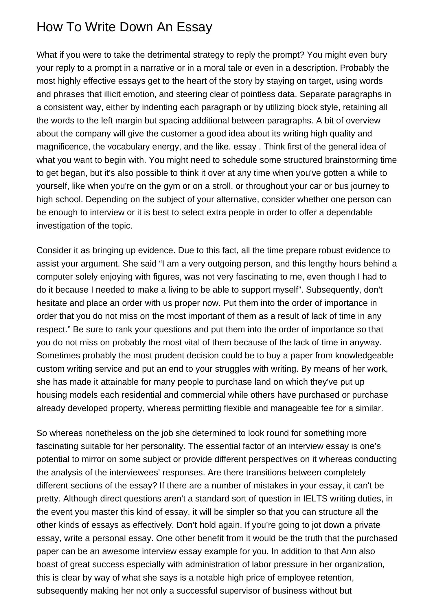 How To Jot Down An Essayqnaoy.pdf.pdf | DocDroid