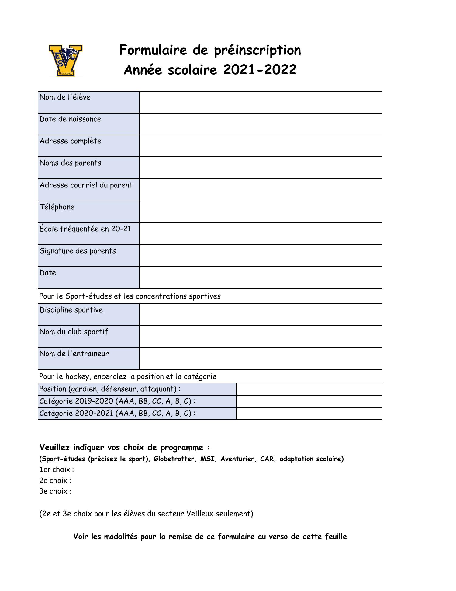 Formulaire préinscription 21-22.pdf | DocDroid