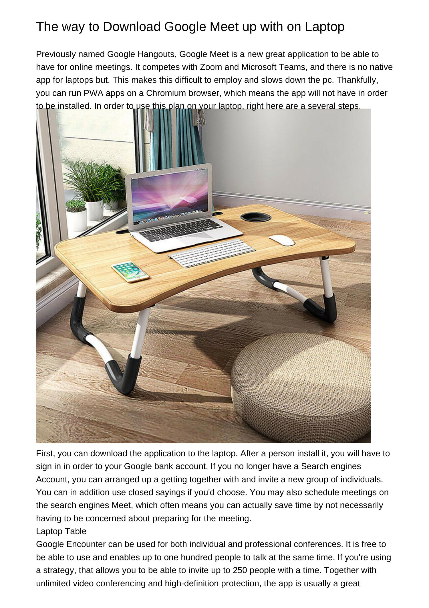 Tips on how to Download Google Meet up with on Laptoprtvvl.pdf.pdf | DocDroid