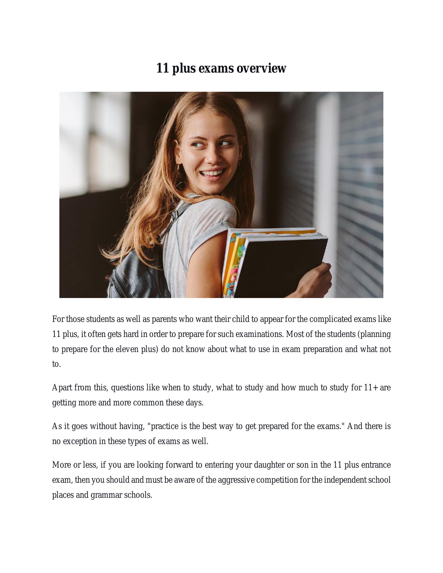 11 plus exams overview.pdf | DocDroid