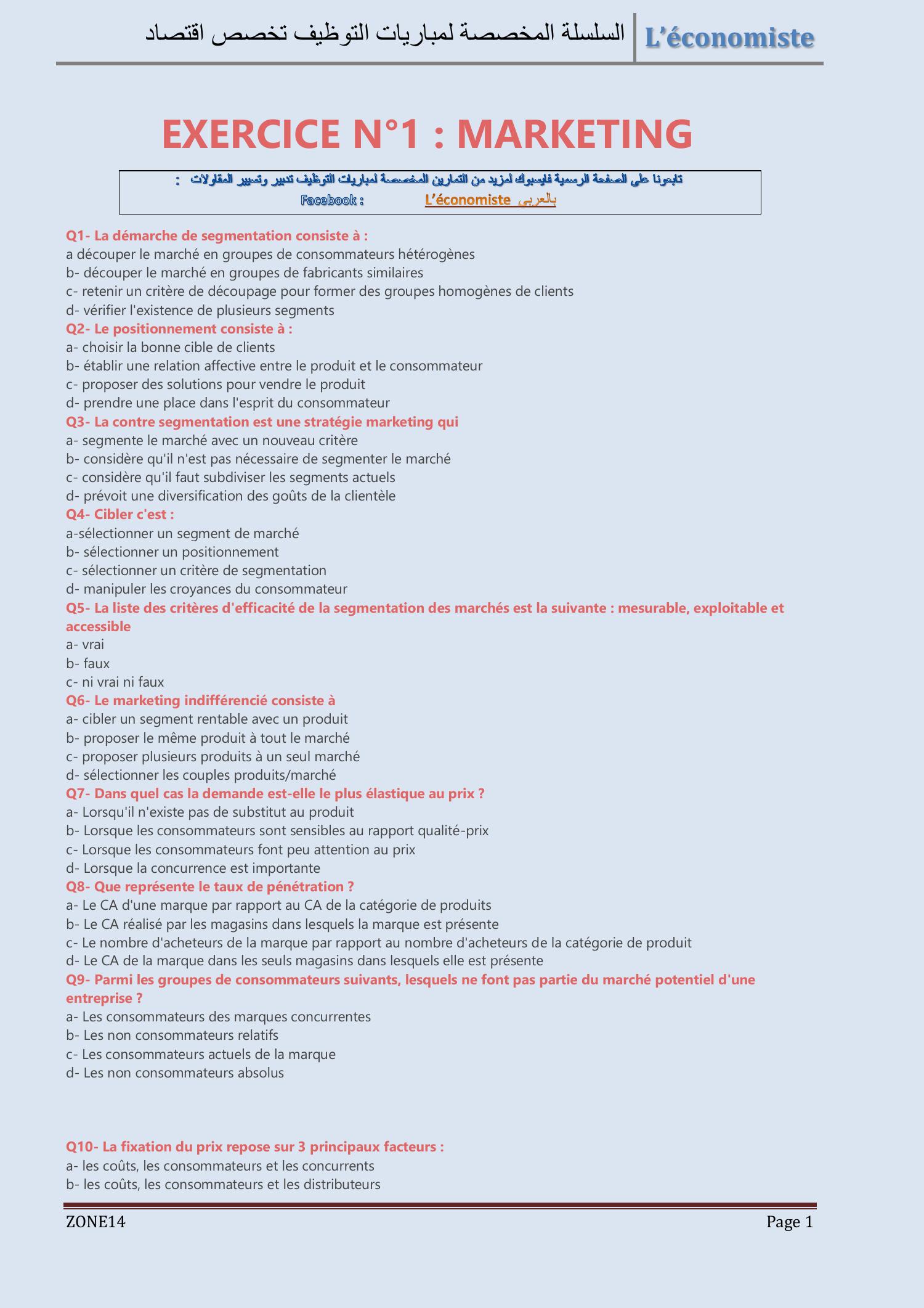 marketing EXercice 1.pdf | DocDroid