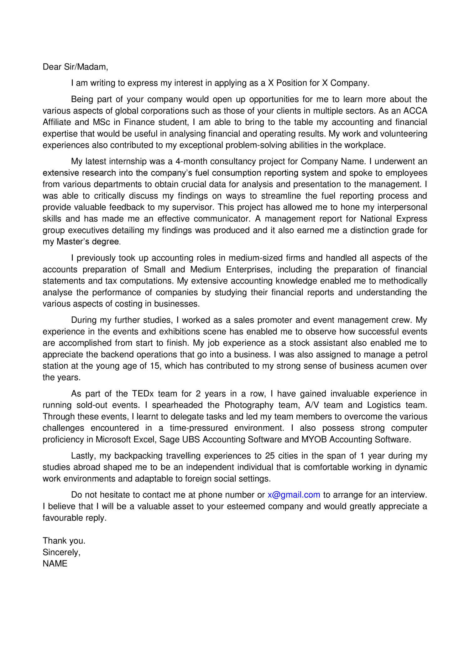 Cover Letter sample.docx | DocDroid