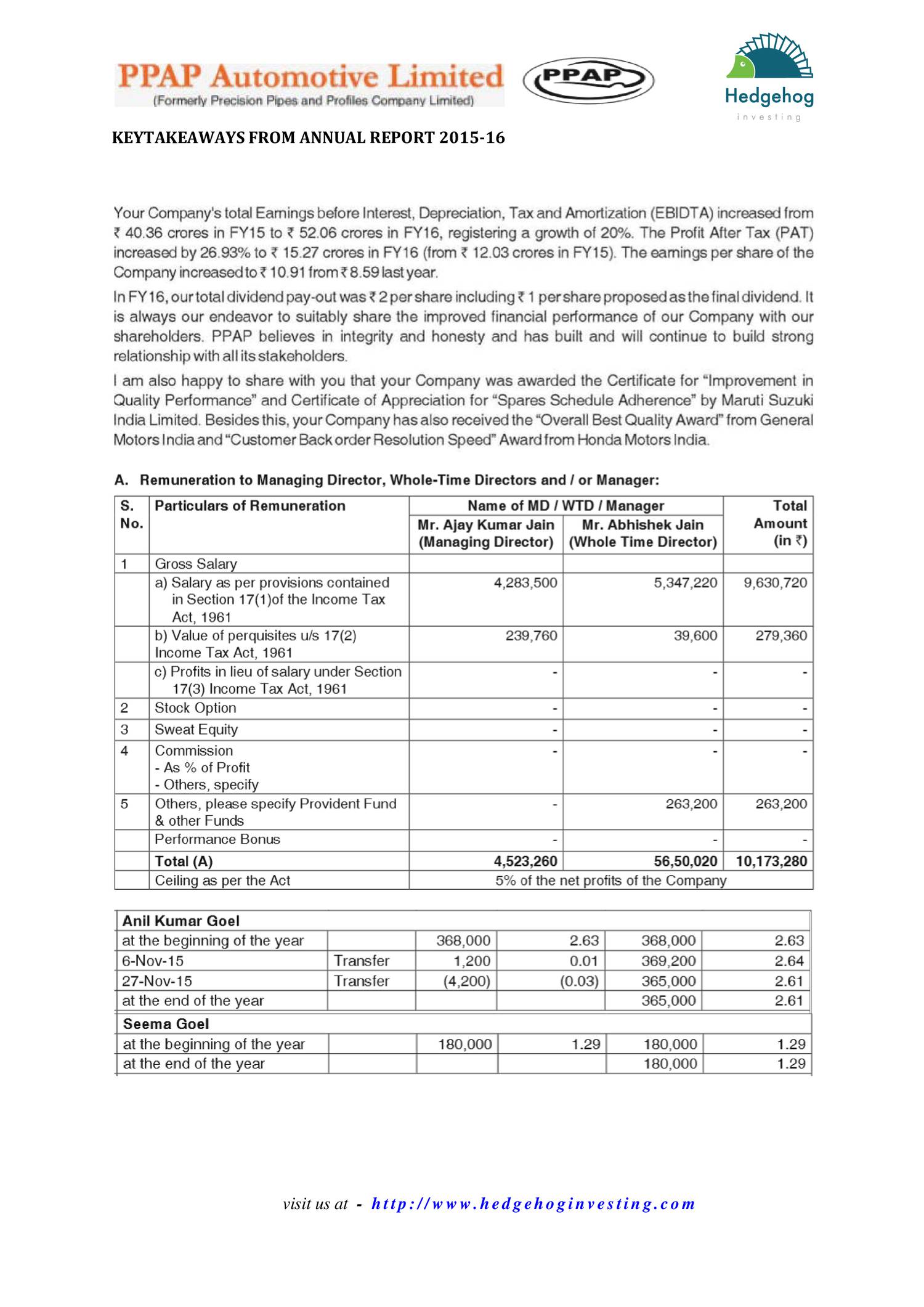 PPAP Automotive Ltd 2015-16.pdf | DocDroid