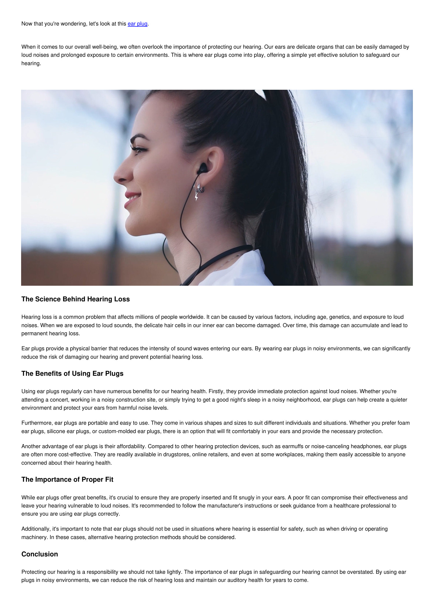 The Importance of Ear Plugs in Protecting Your Hearing.pdf | DocDroid