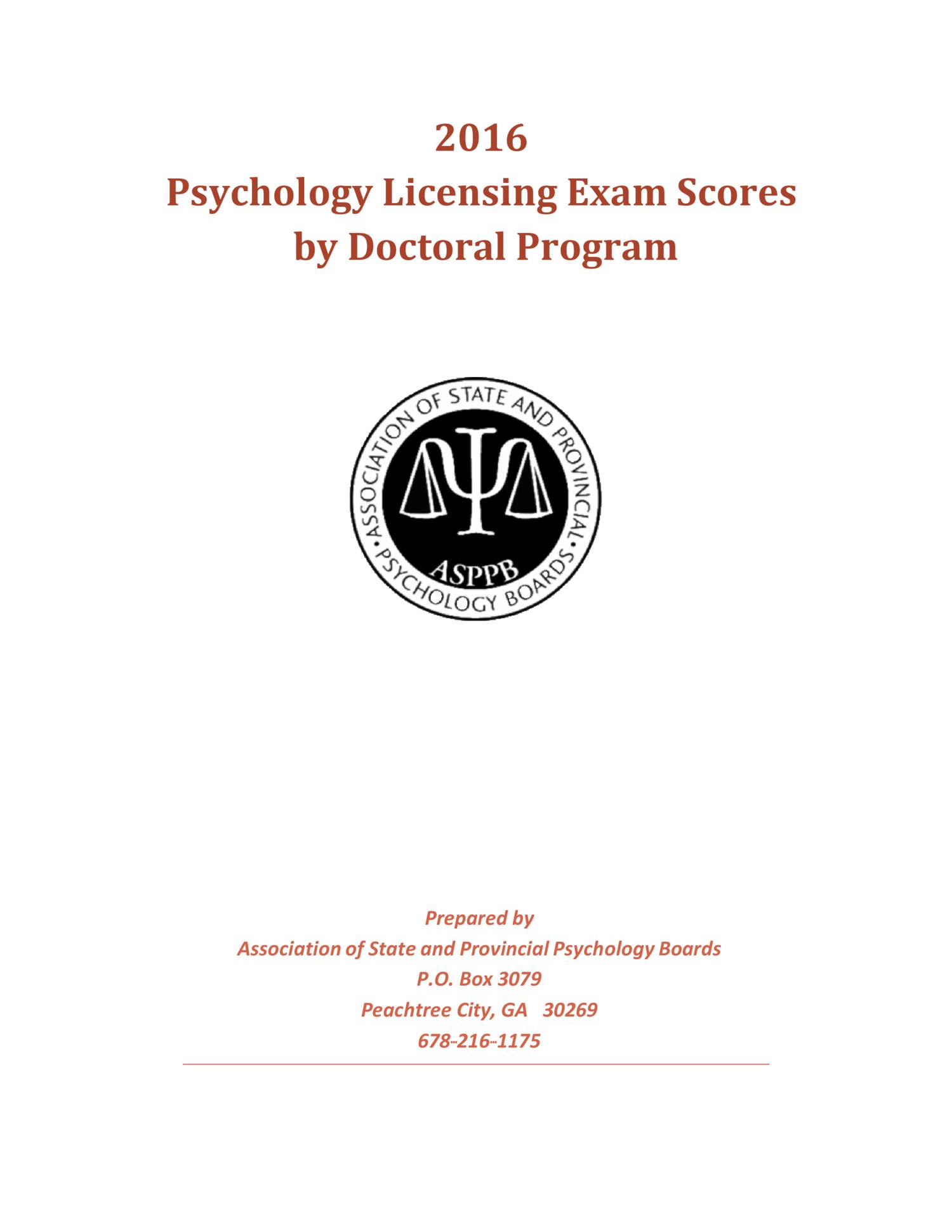 ASPPB EPPP Score By Program 2016 #NoEPPP2.pdf | DocDroid