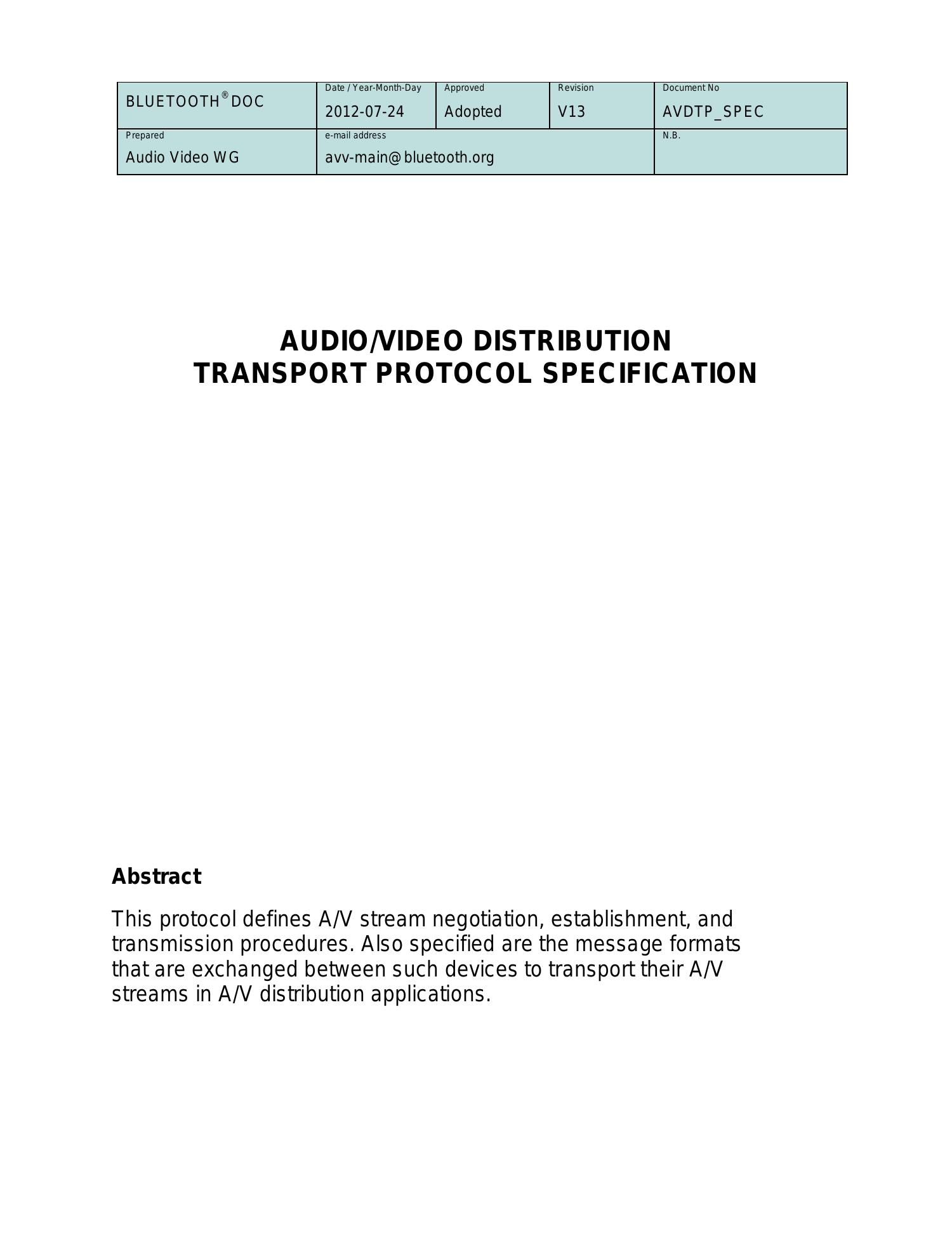 AVDTP_SPEC_V13.pdf | DocDroid