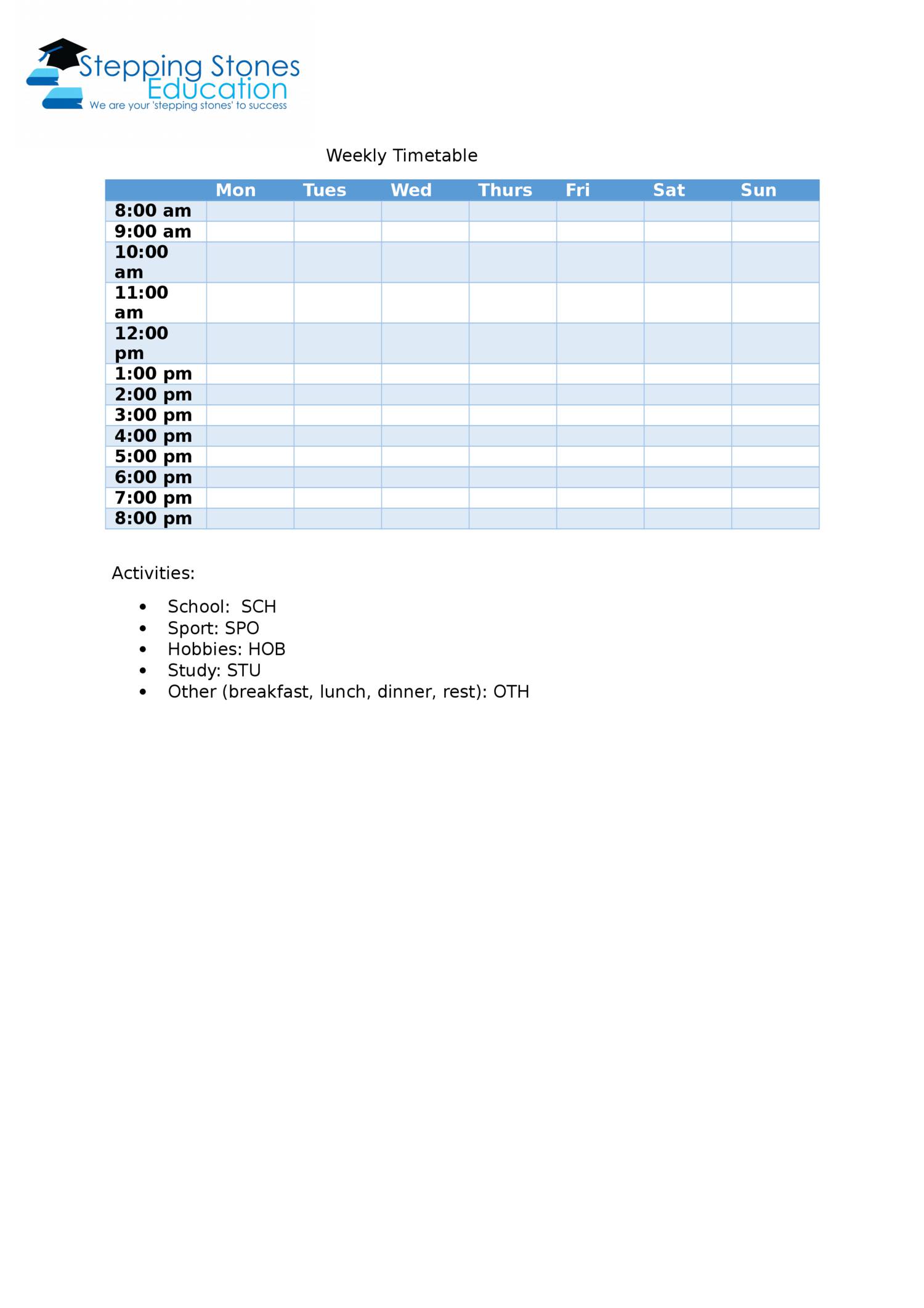 Timetable.docx | DocDroid