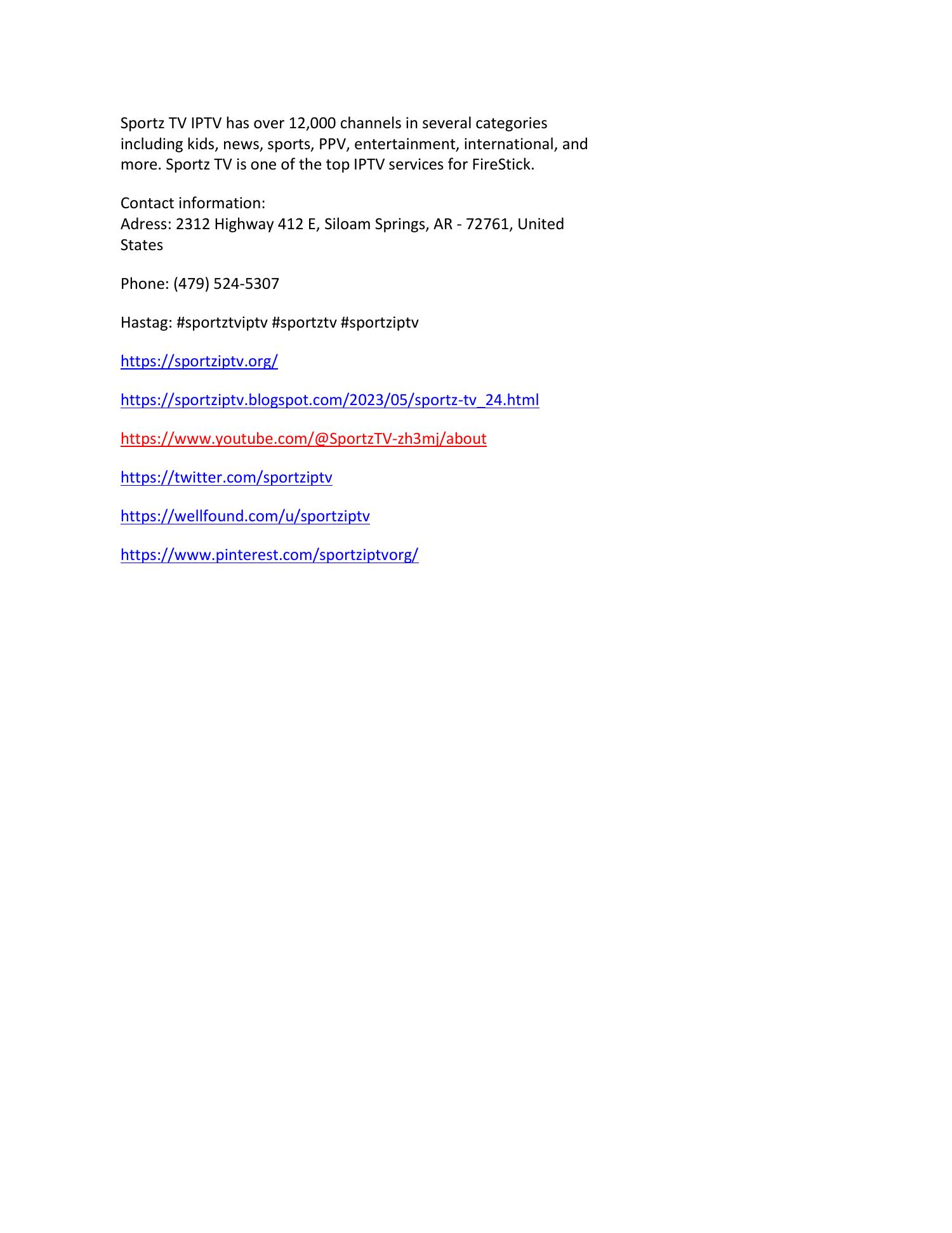 Sportz TV IPTV has over 12.docx | DocDroid