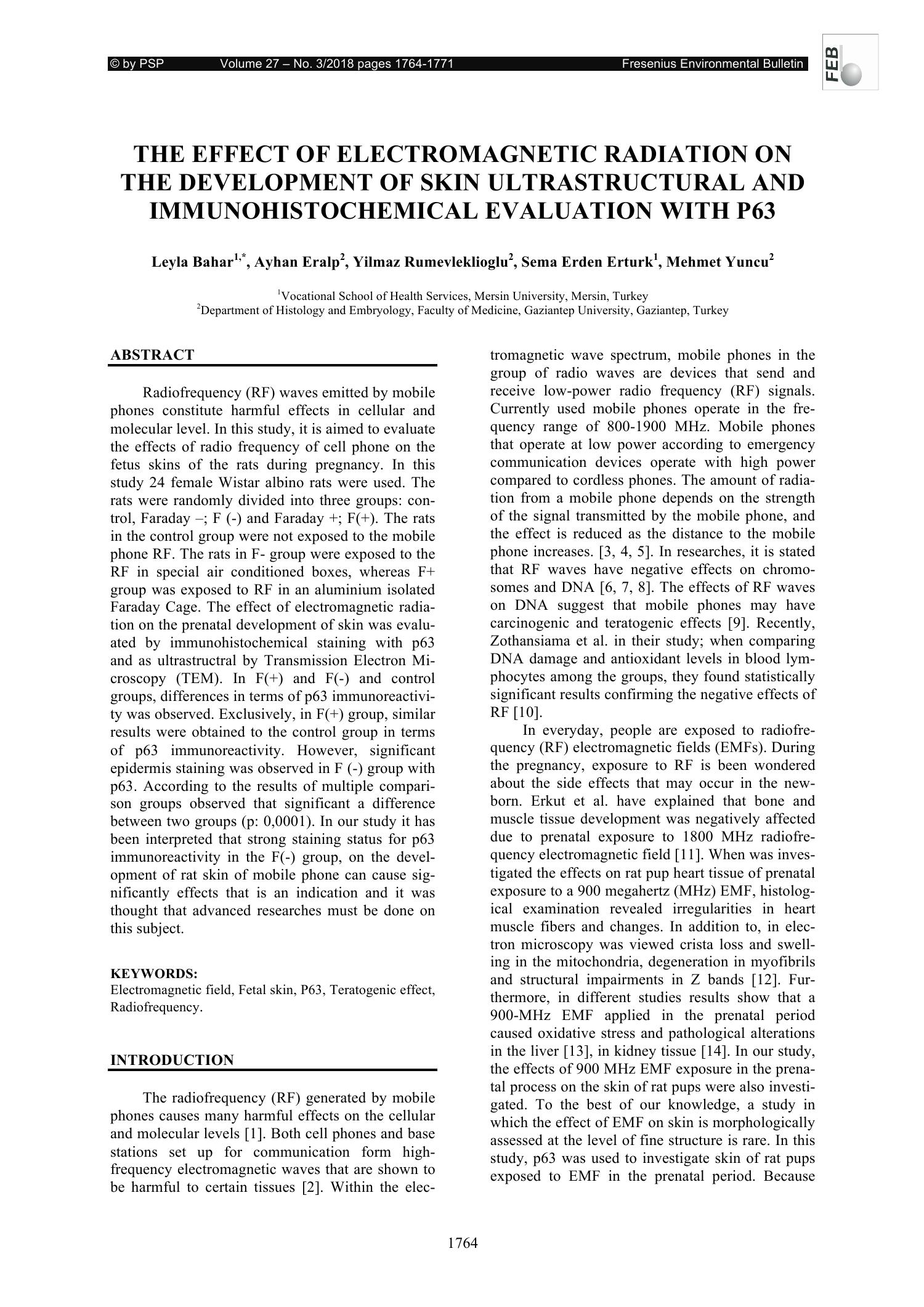 -2018 The effect of electromagnetic radiation on the development of ...