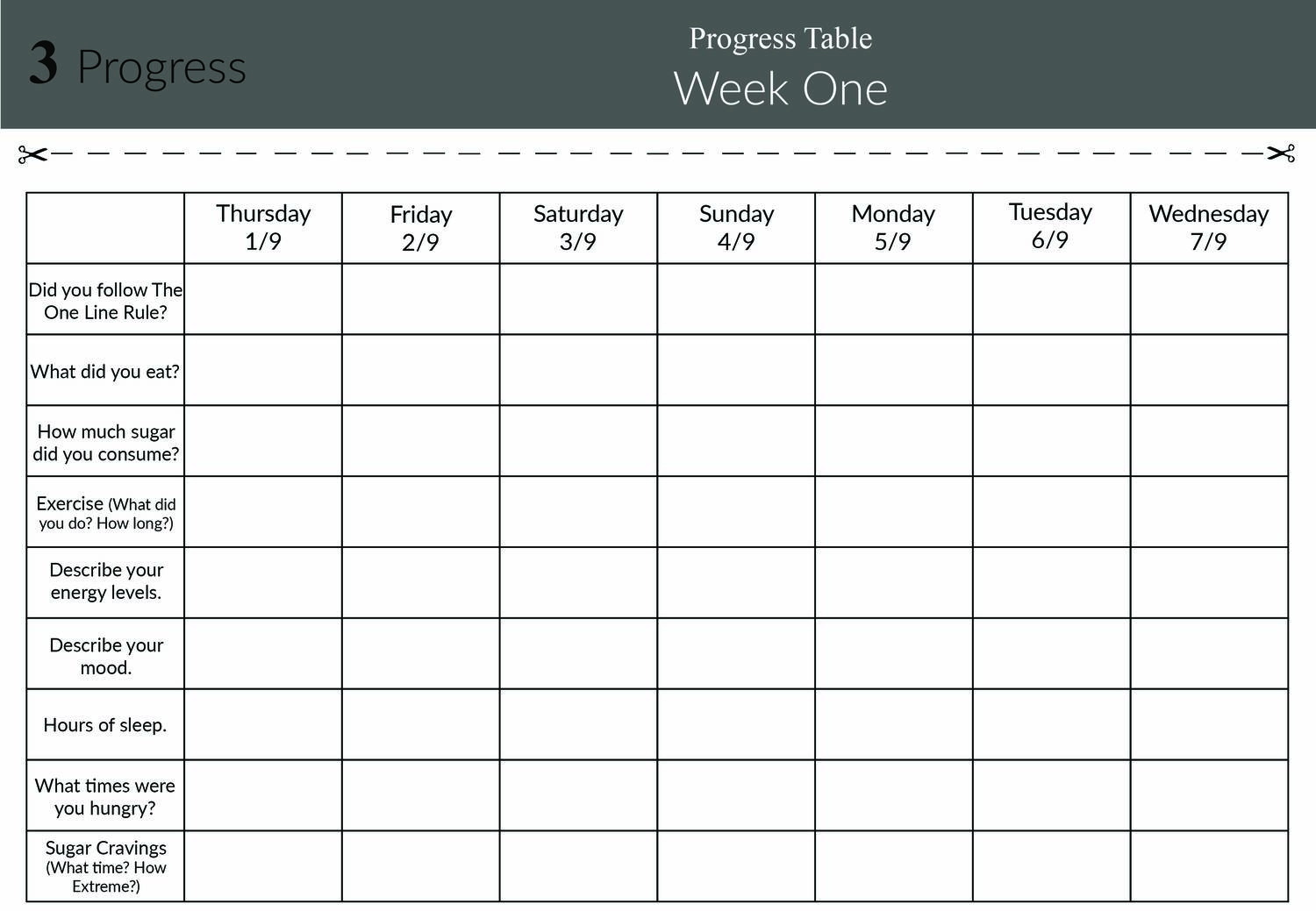 Week One Progress Table.pdf | DocDroid