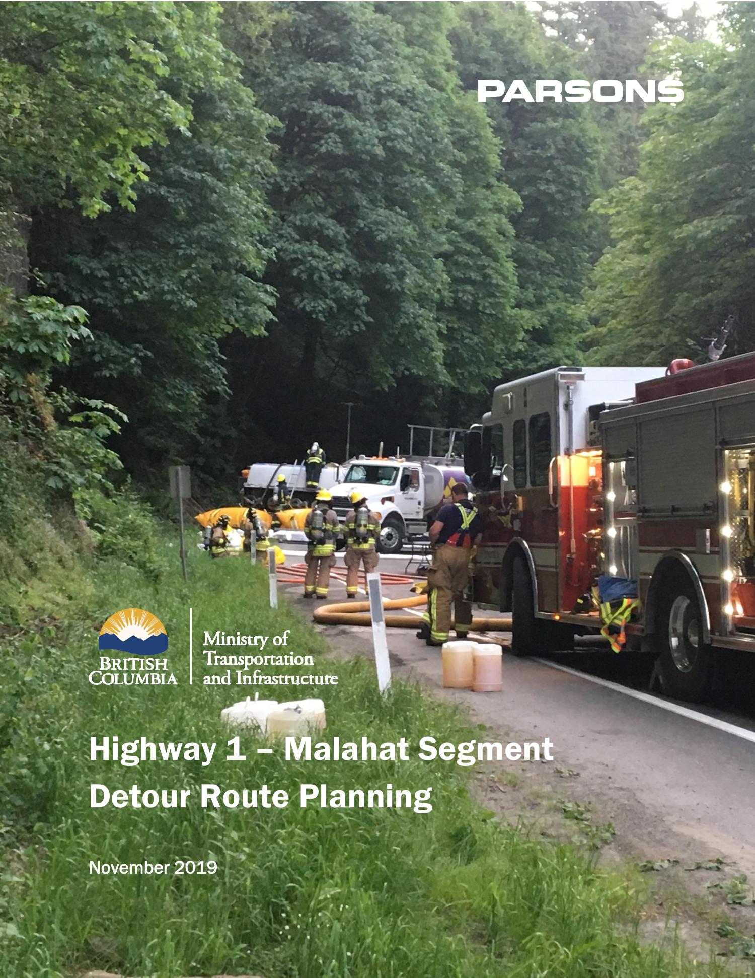 Highway 1 Malahat Segment Detour Route Planning Pdf Docdroid