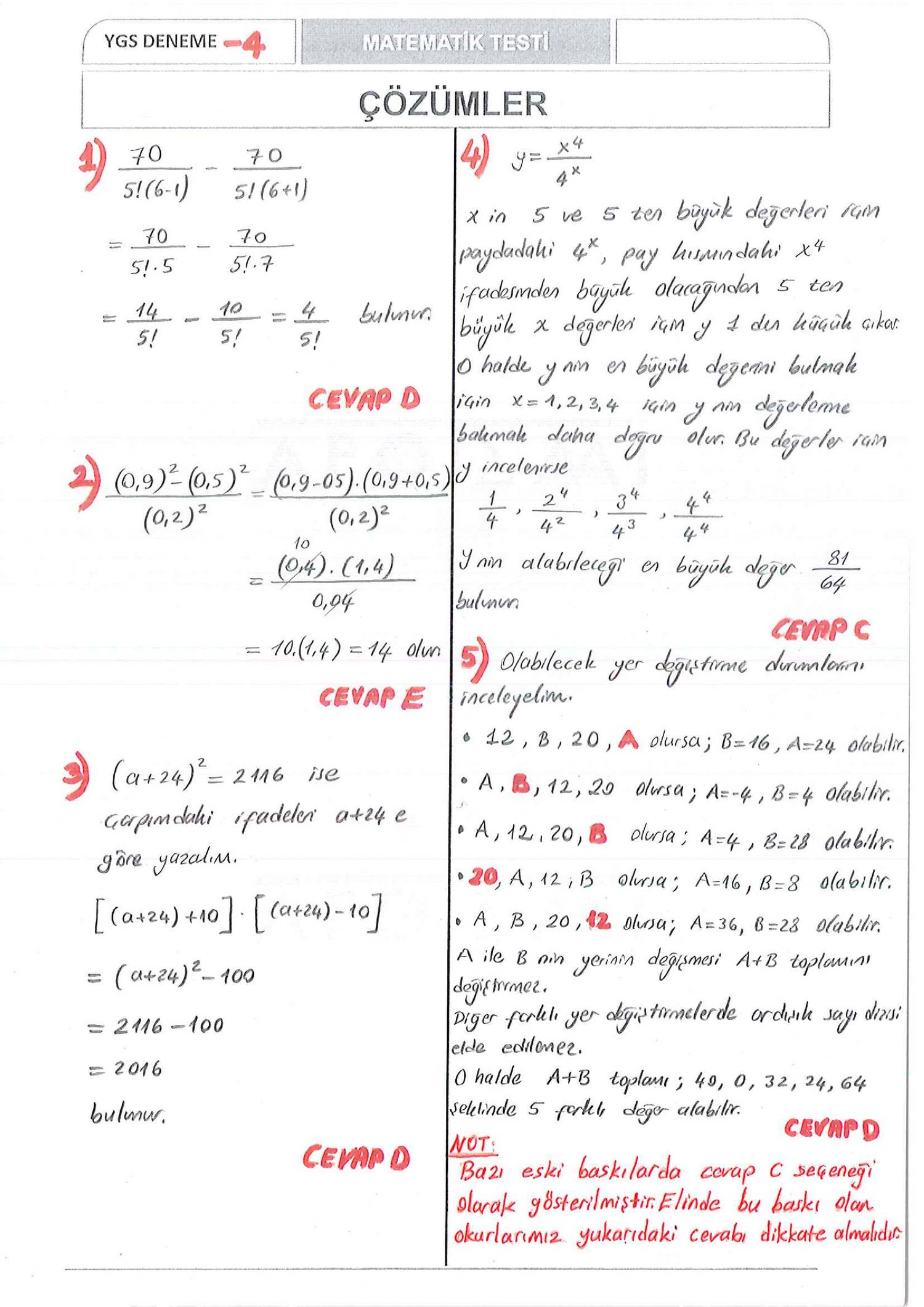 ygs mat deneme 4.pdf | DocDroid