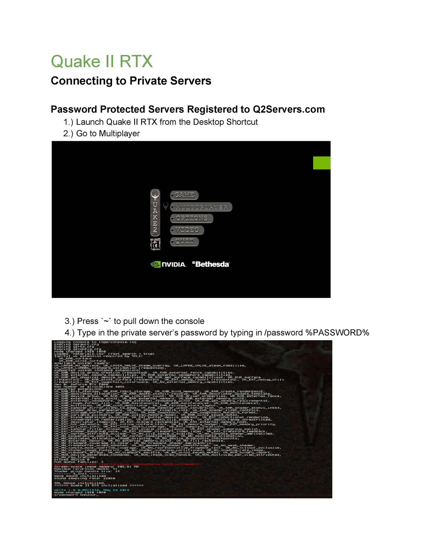 Quake II RTX - Private Server Instructions.pdf | DocDroid
