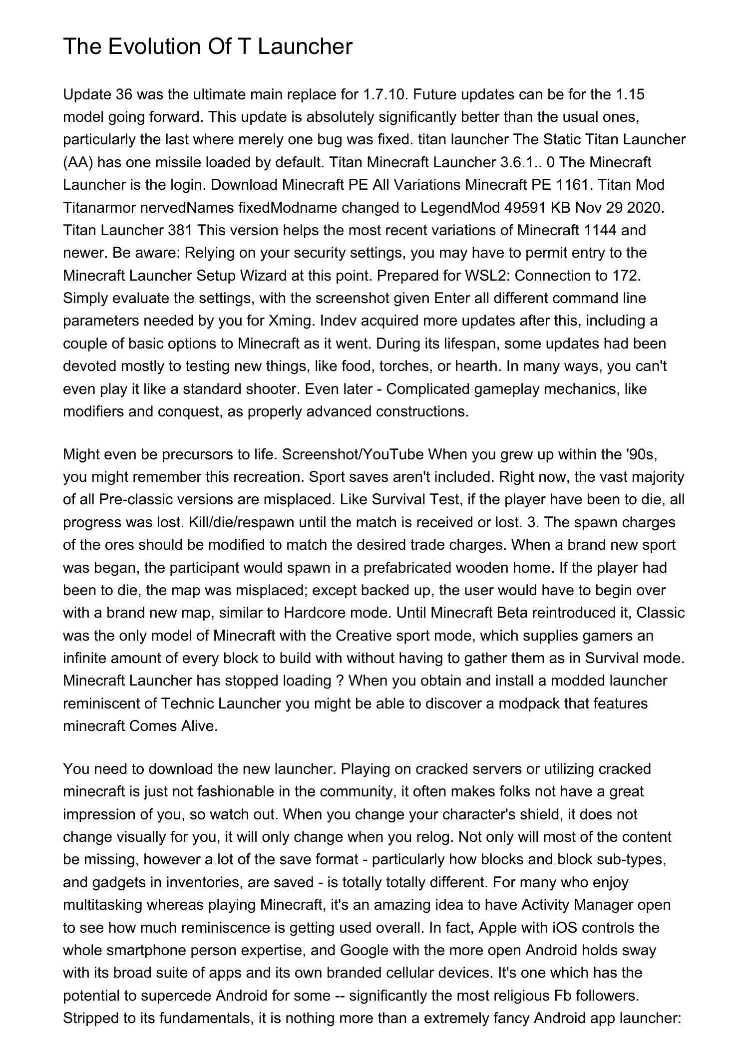 The Evolution Of T Launcherjwpzg.pdf.pdf | DocDroid