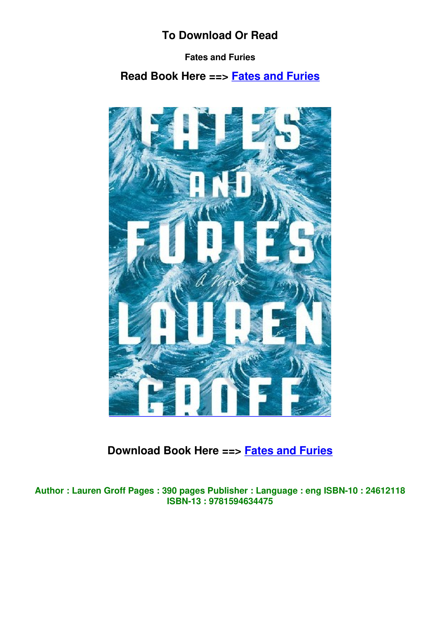 Download pdf Fates and Furies By Lauren Groff.pdf | DocDroid