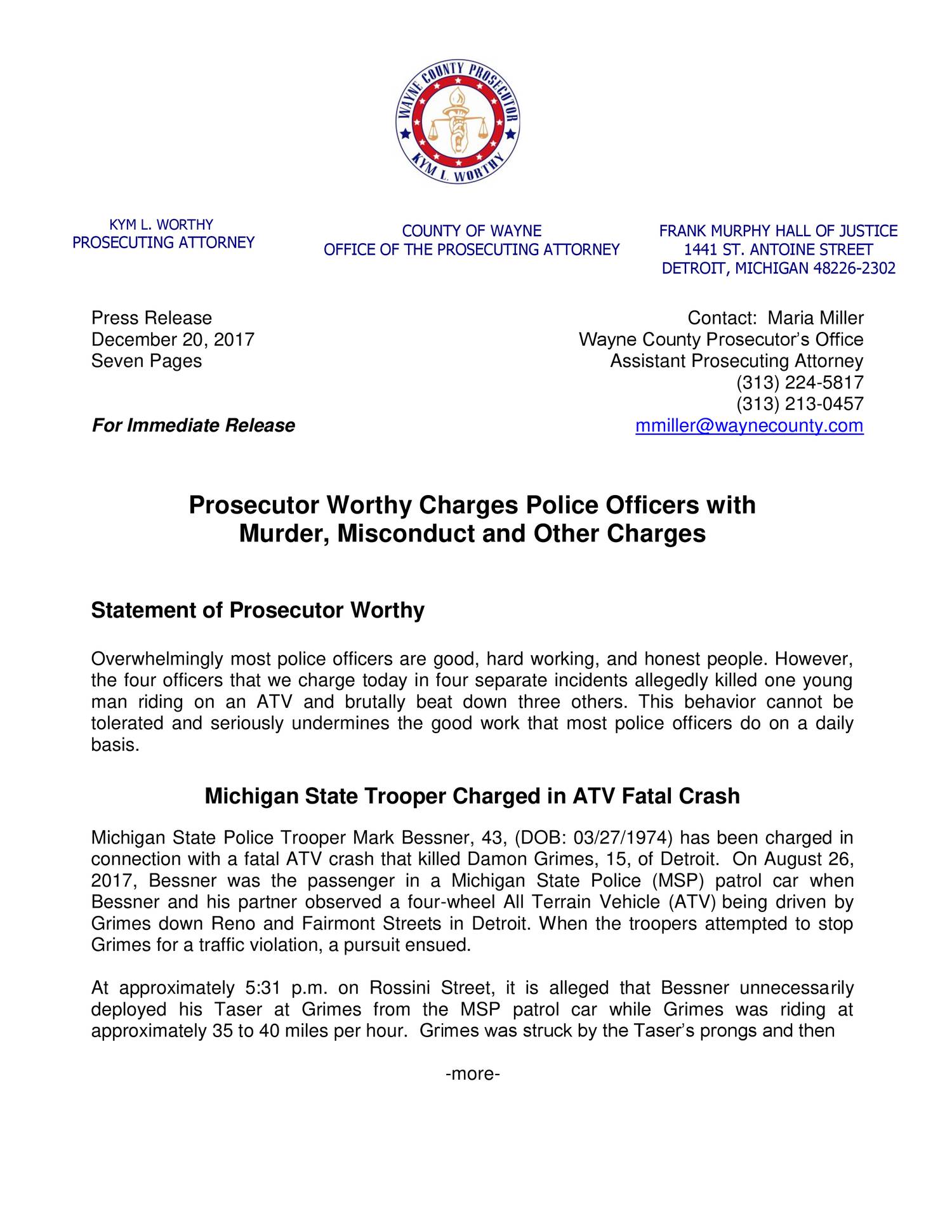 2017_December_20_-_Prosecutor_Worthy_Charges_Police_Officers_with ...