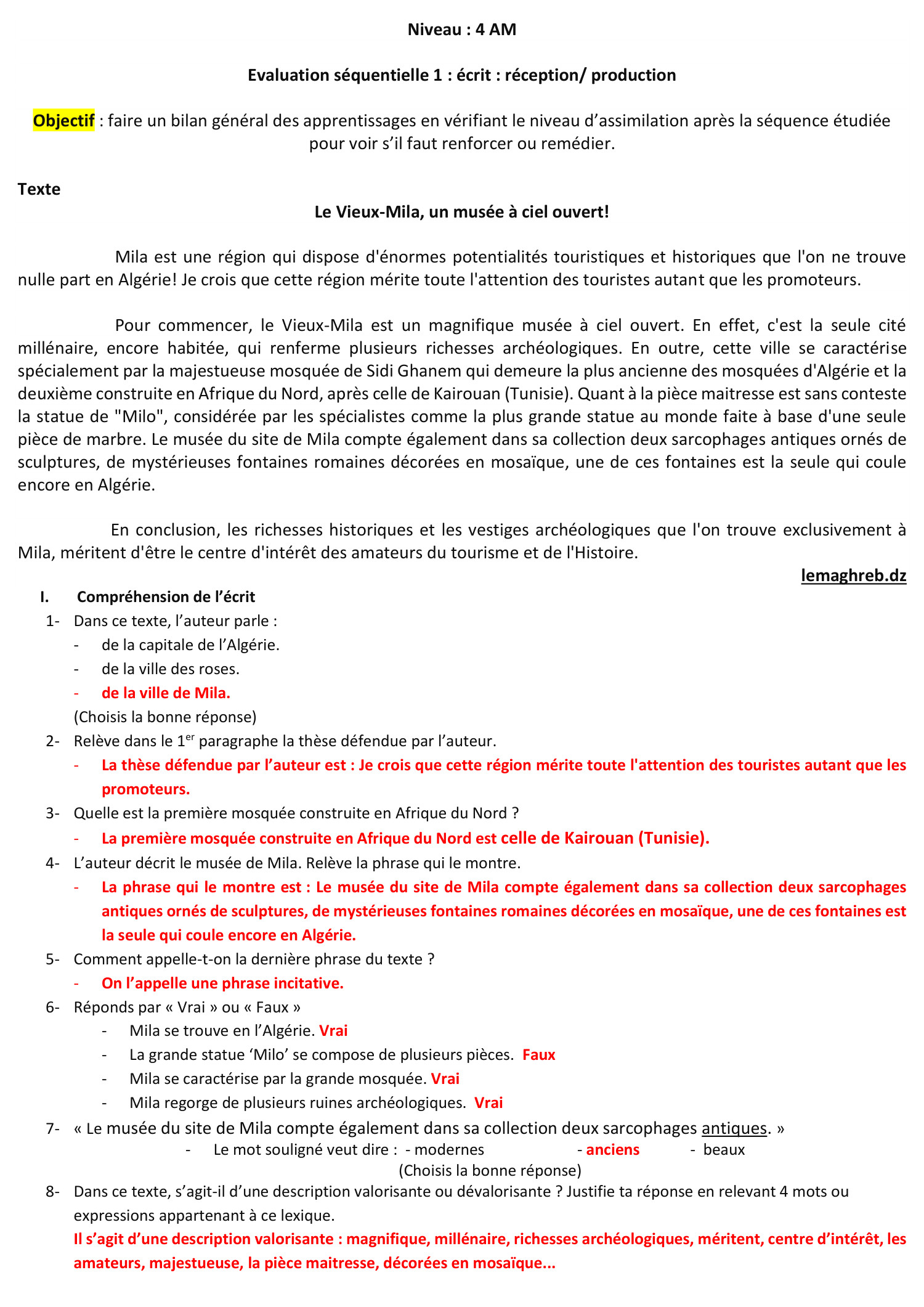 évaluation séquentielle 1.docx | DocDroid