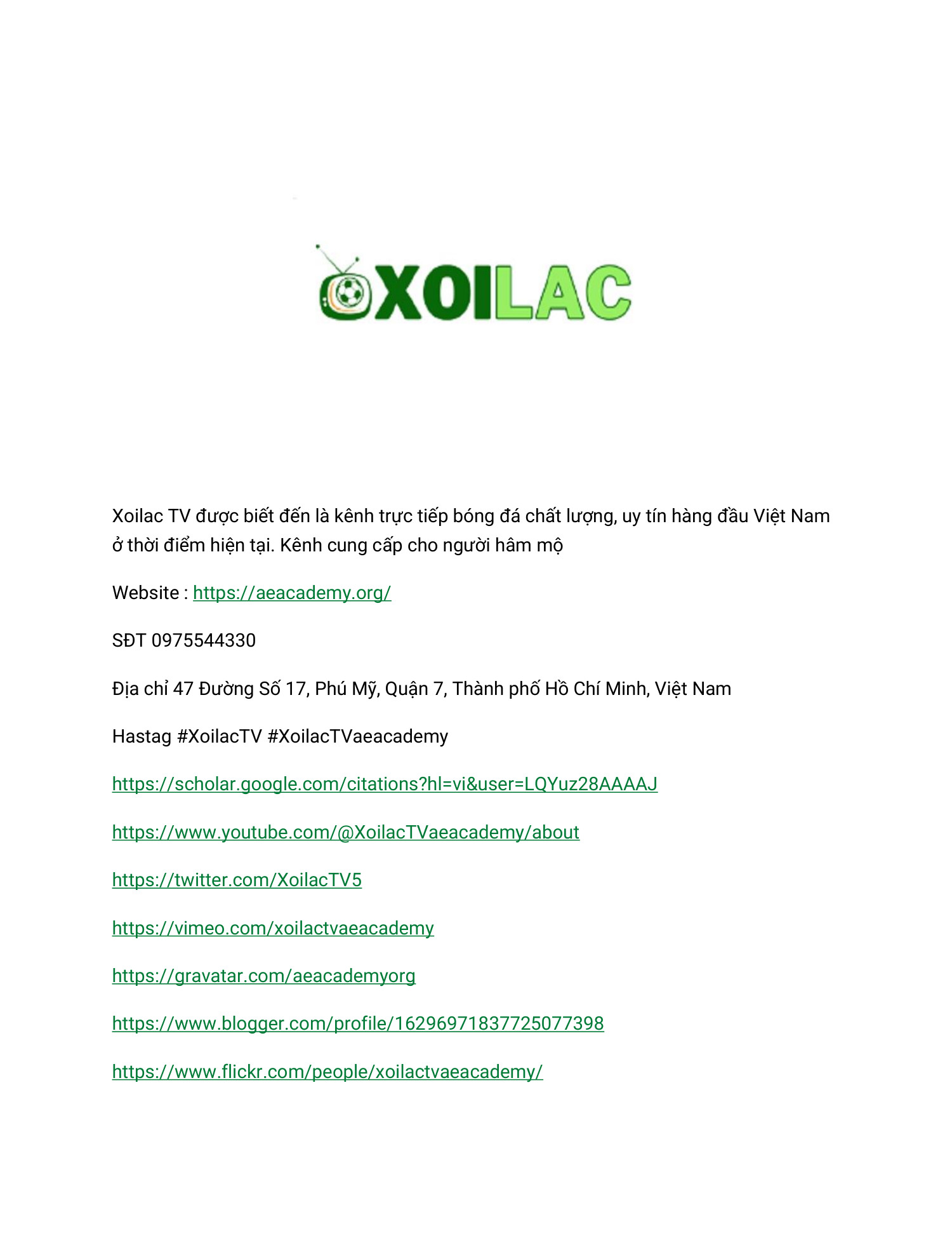 Xoilac TV.docx | DocDroid