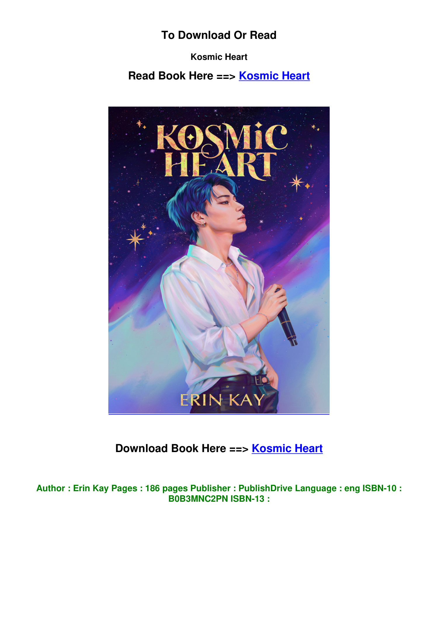 Download EPUB Kosmic Heart by Erin Kay.pdf | DocDroid