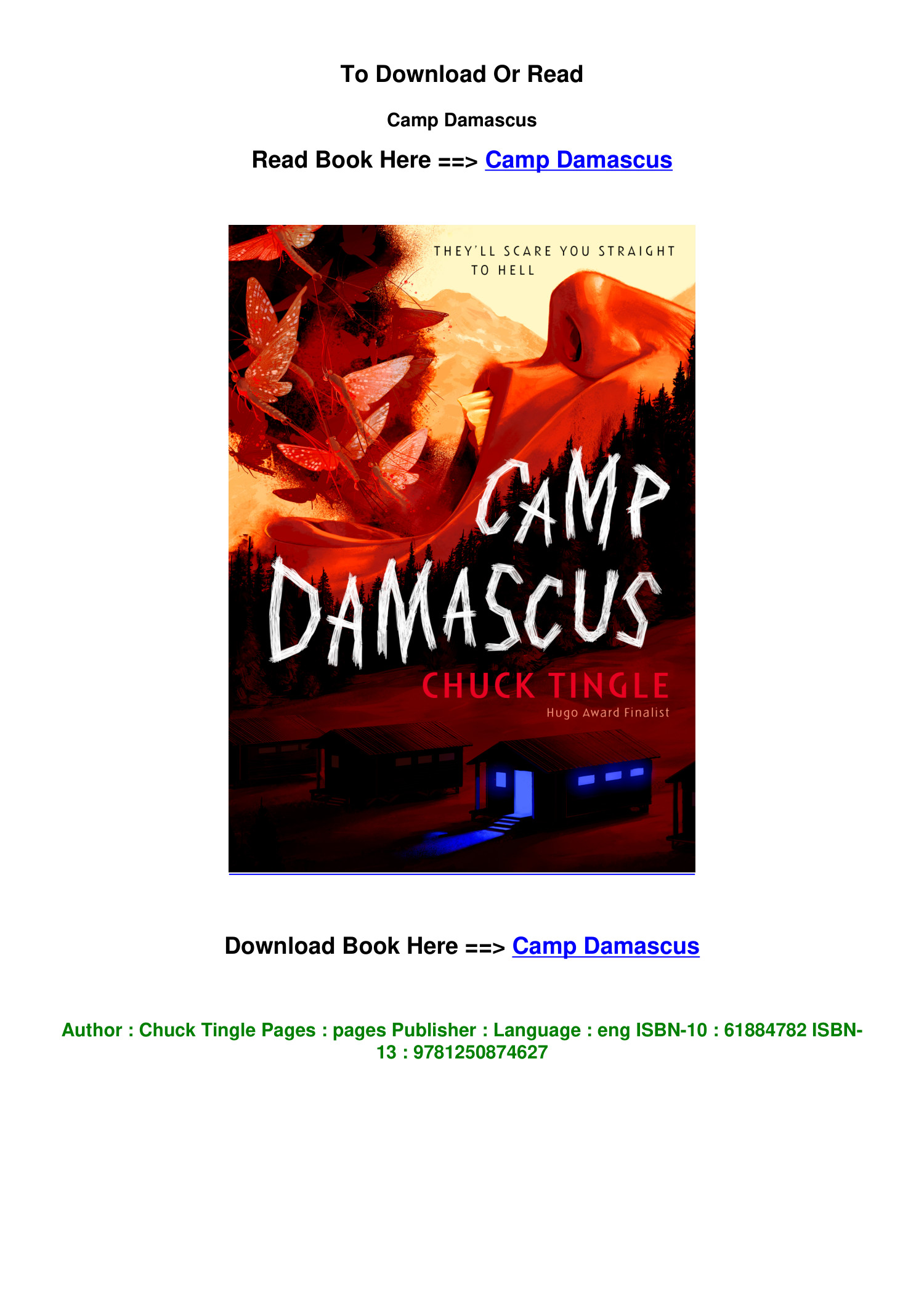 ePub download Camp Damascus BY Chuck Tingle.pdf | DocDroid