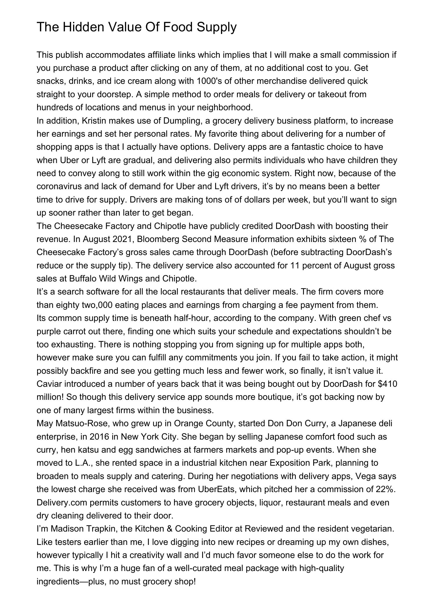 The Hidden Value Of Food Supplyigxuu.pdf.pdf | DocDroid