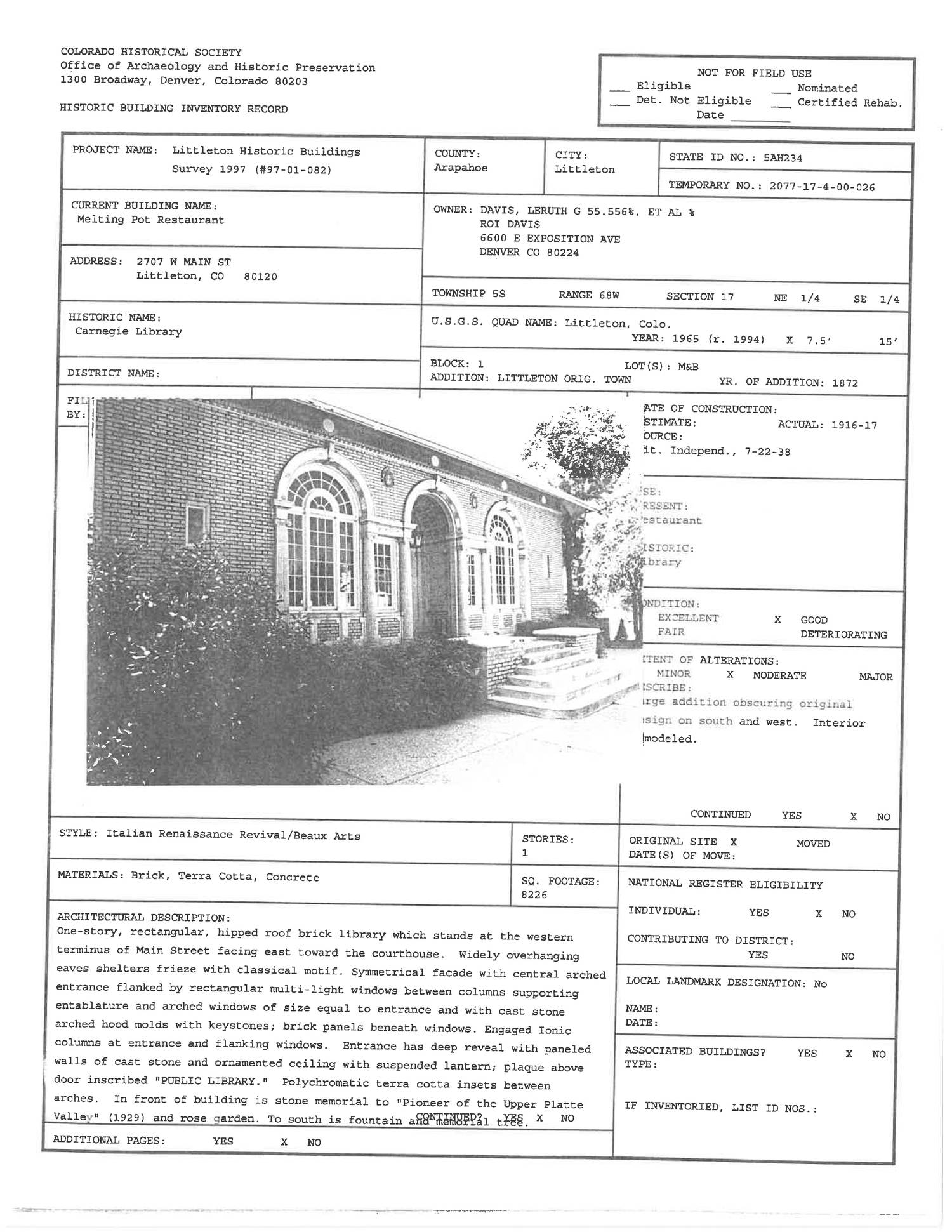 Historic Building Inventory Card.pdf | DocDroid