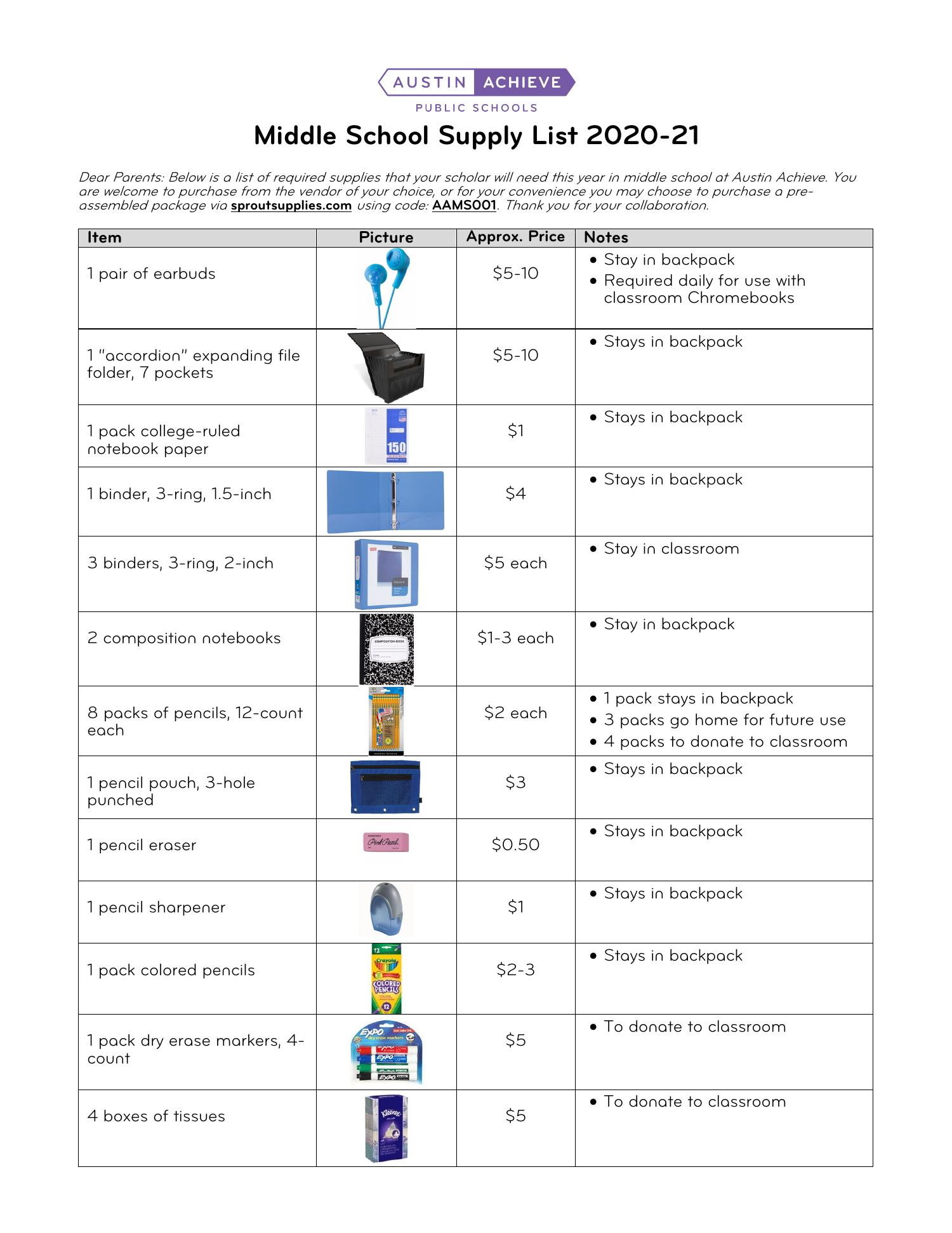 MS School Supply List 2020-21.pdf | DocDroid