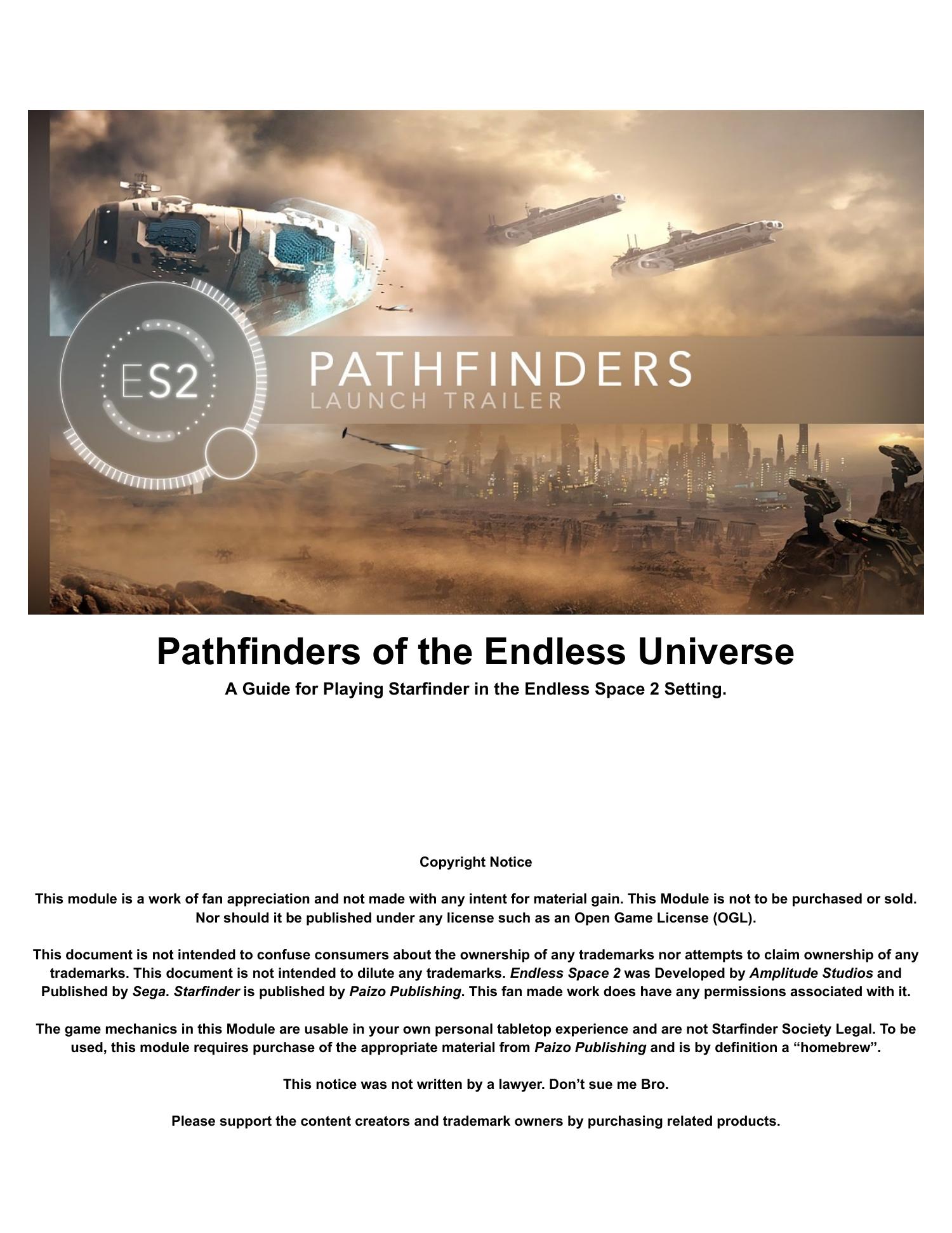Pathfinders Of The Endless Galaxy V1 1 Pdf Docdroid