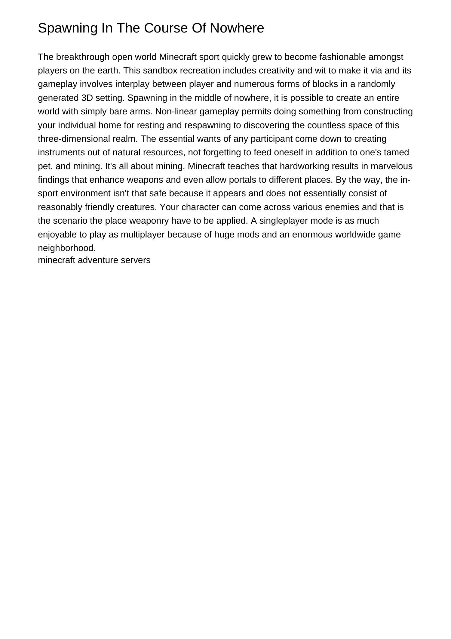 Spawning In The Middle Of Nowherevyyxs.pdf.pdf | DocDroid