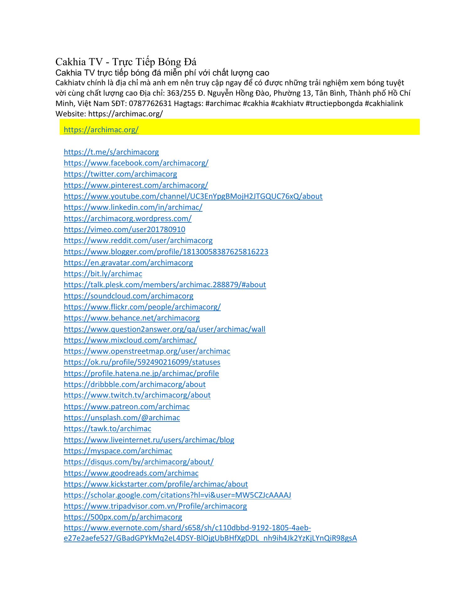 Cakhia TV.docx | DocDroid