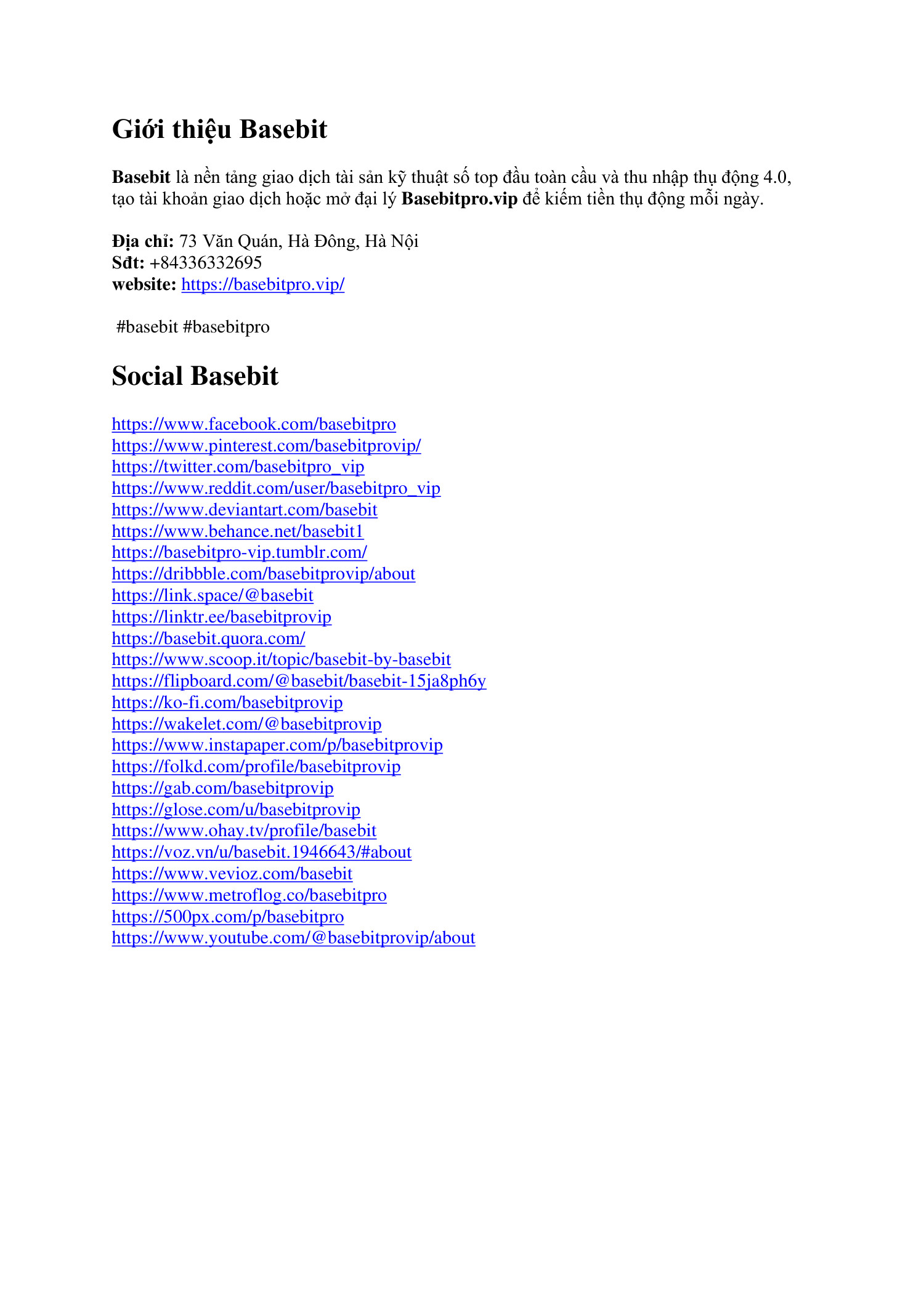 Giới thiệu Basebit - Đăng Ký Tài Khoản Giao Dịch.docx | DocDroid