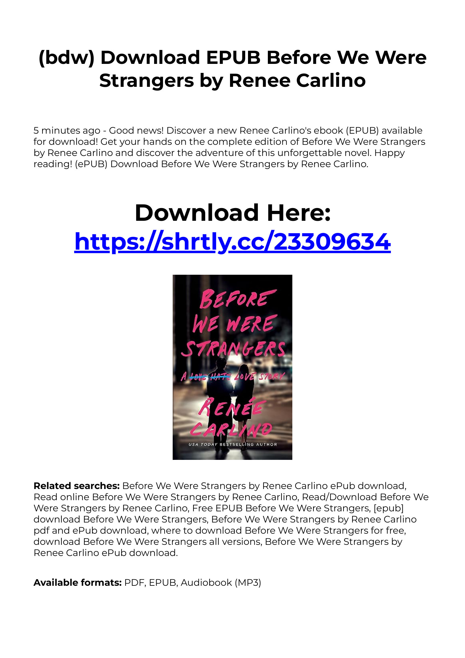 before-we-were-strangers.pdf | DocDroid