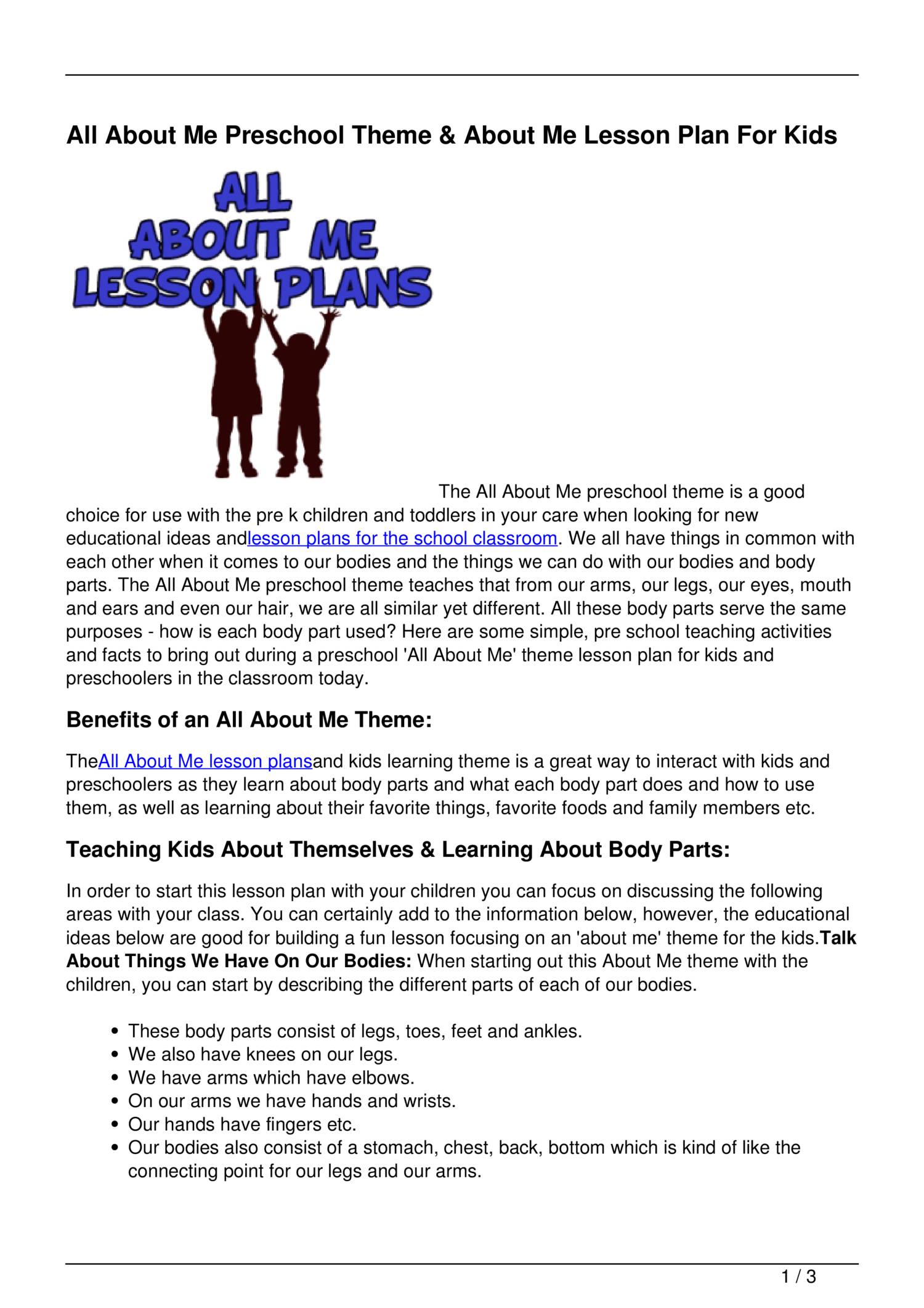 All_About_Me_Theme_Lesson_Plan_For_Kids.pdf | DocDroid