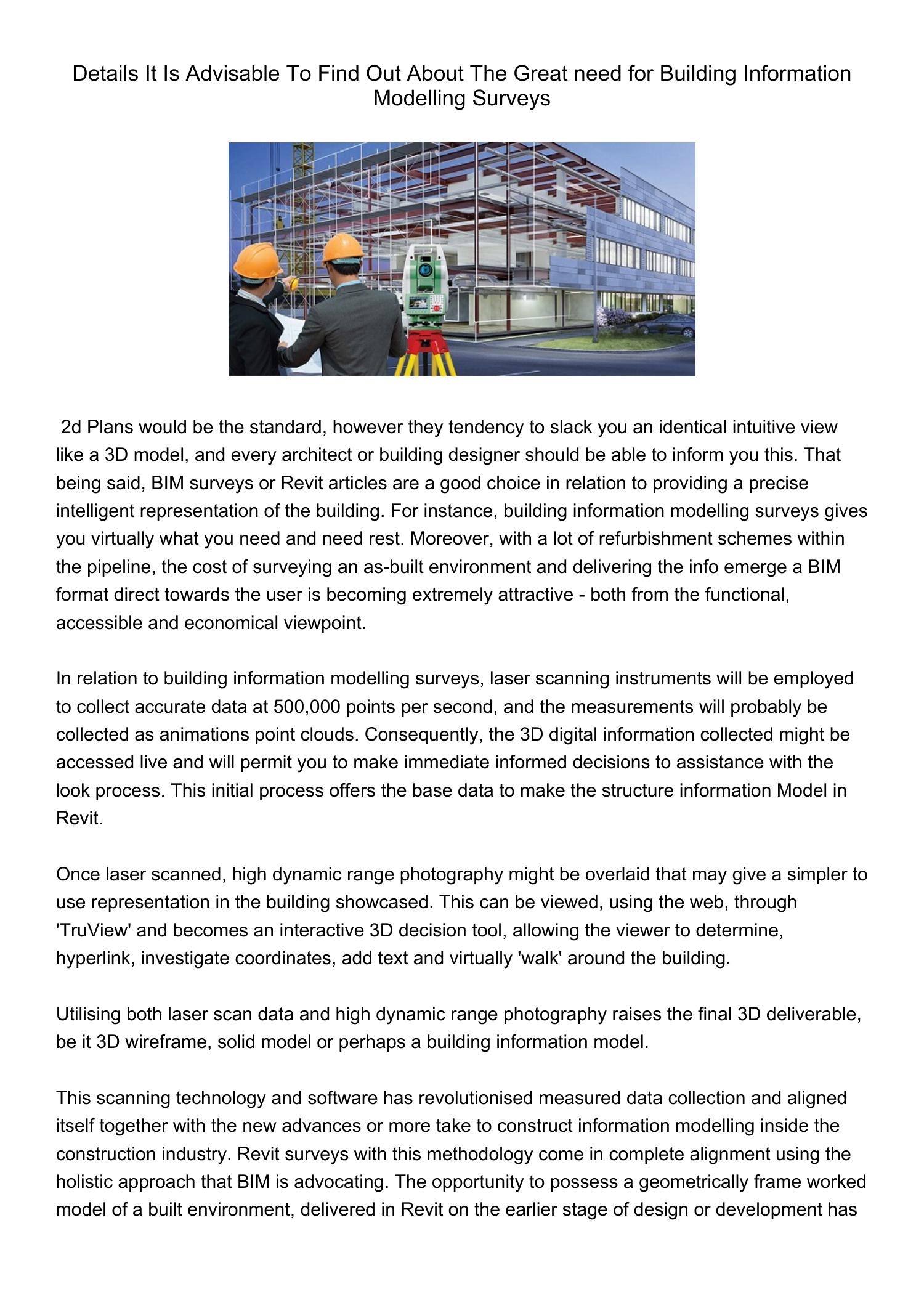 DetailsItIsAdvisableToFindOutAboutTheGreatneedforBuildingInformationModellingSurveys990.pdf ...