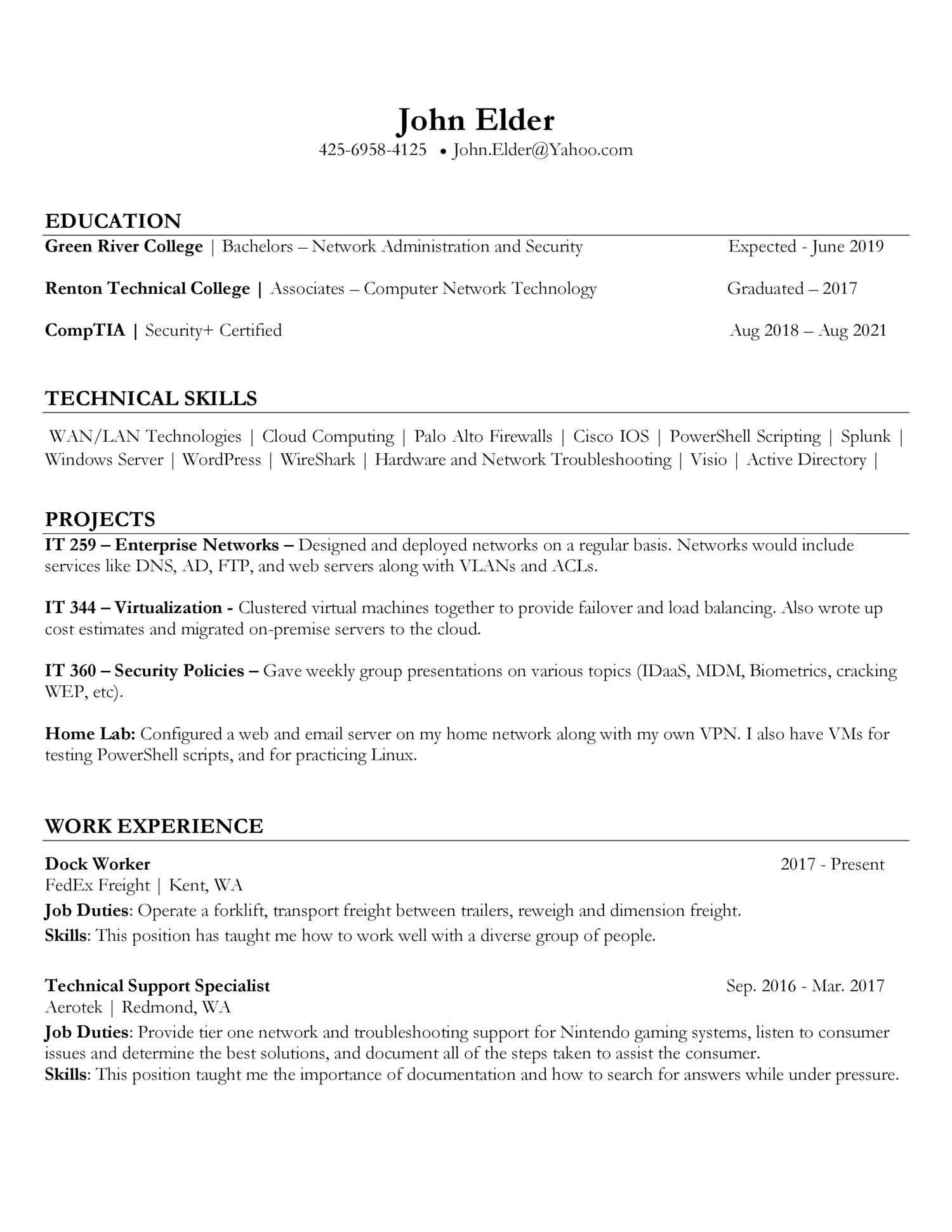 FakeName Resume.pdf | DocDroid