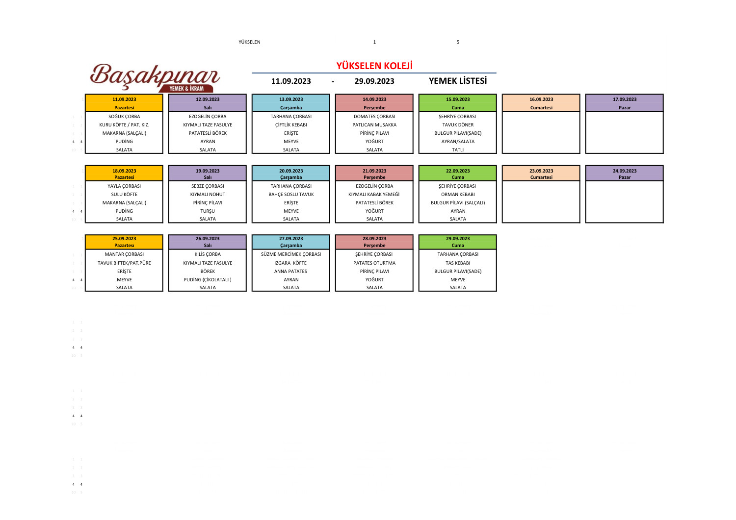 YÜKSELEN KOLEJİ EYLÜL 2023 GÜNCEL MENÜ.pdf | DocDroid