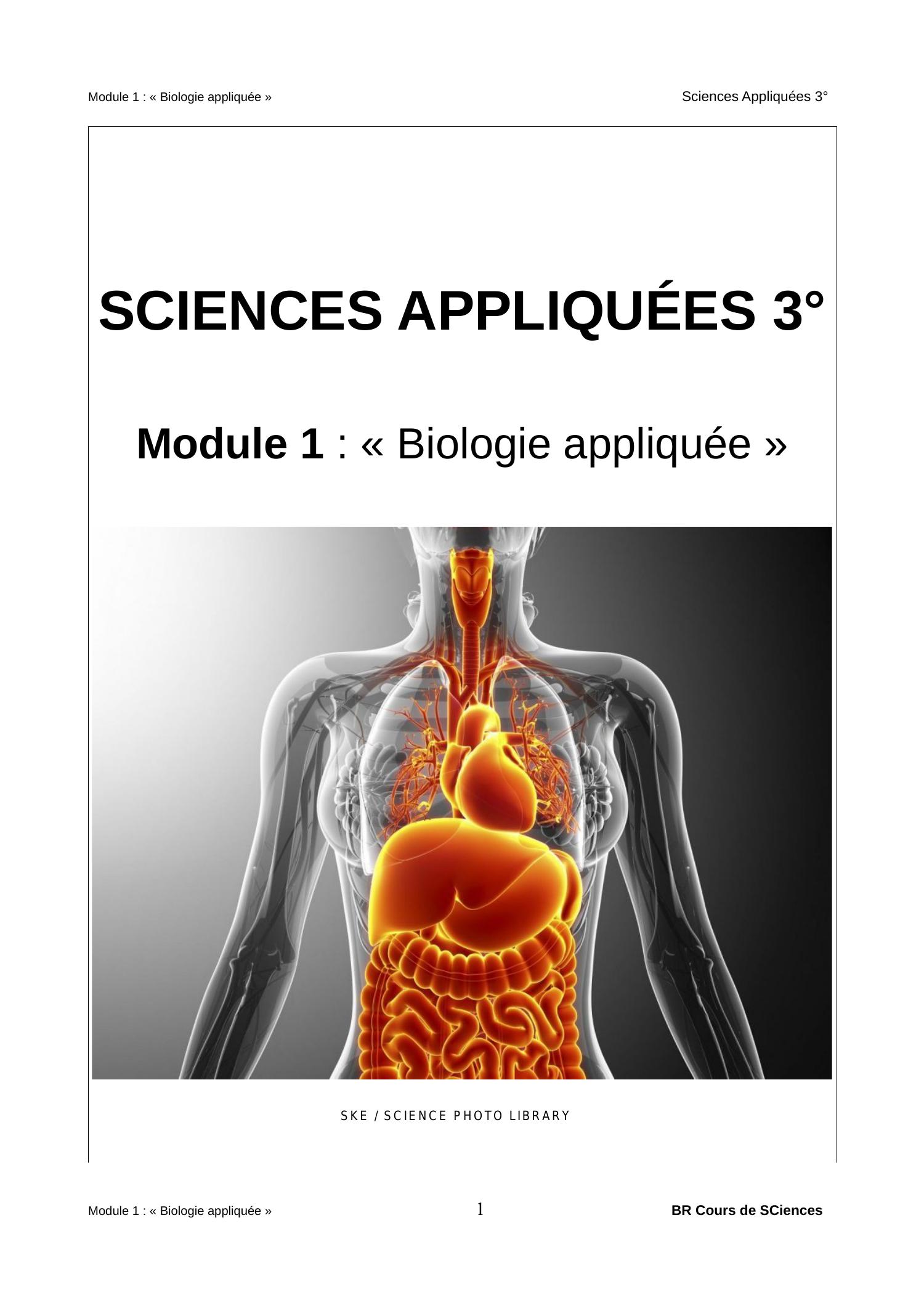 Biologie Appliquée 3°_BR Cours de Sciences.pdf | DocDroid