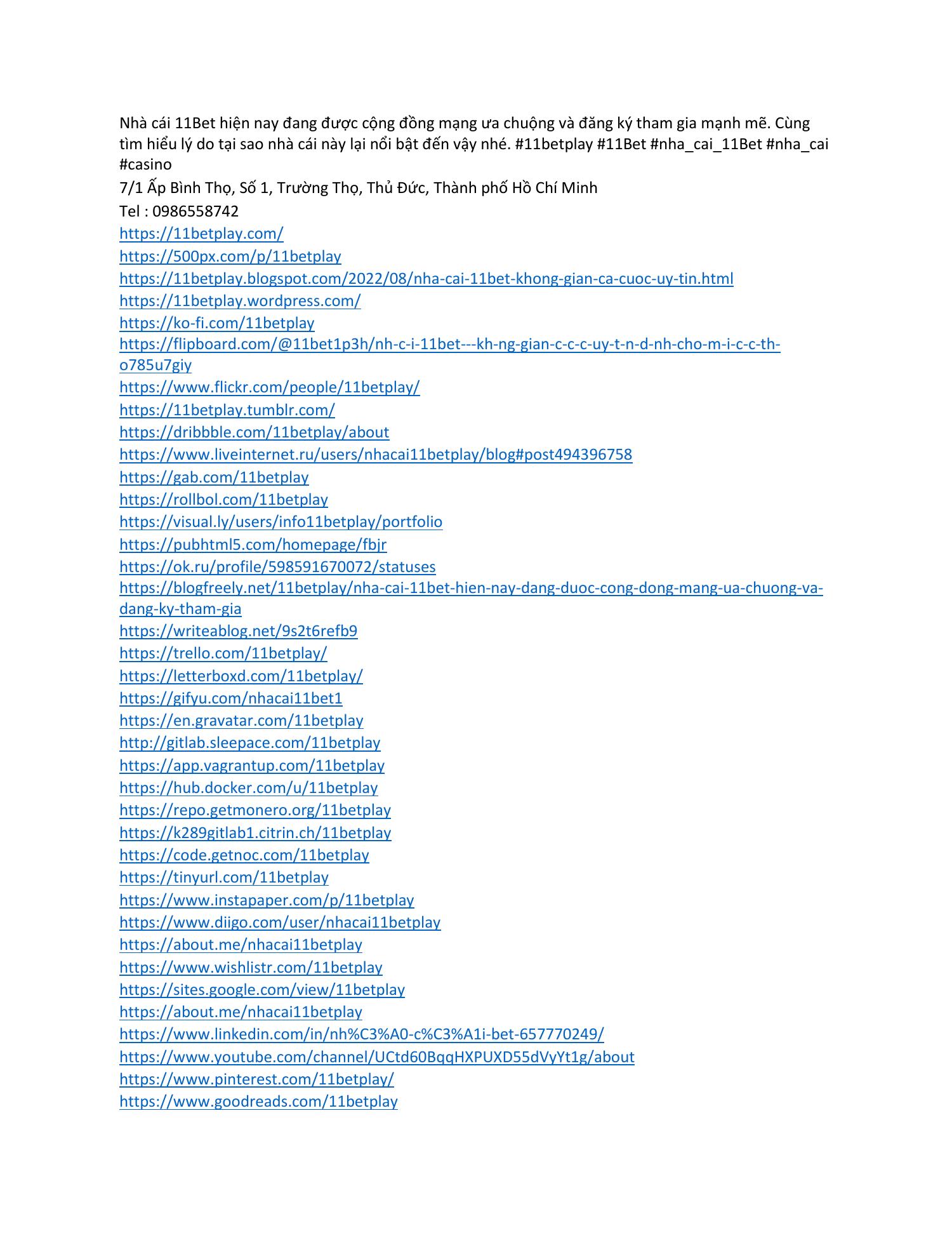 11Bet.docx | DocDroid