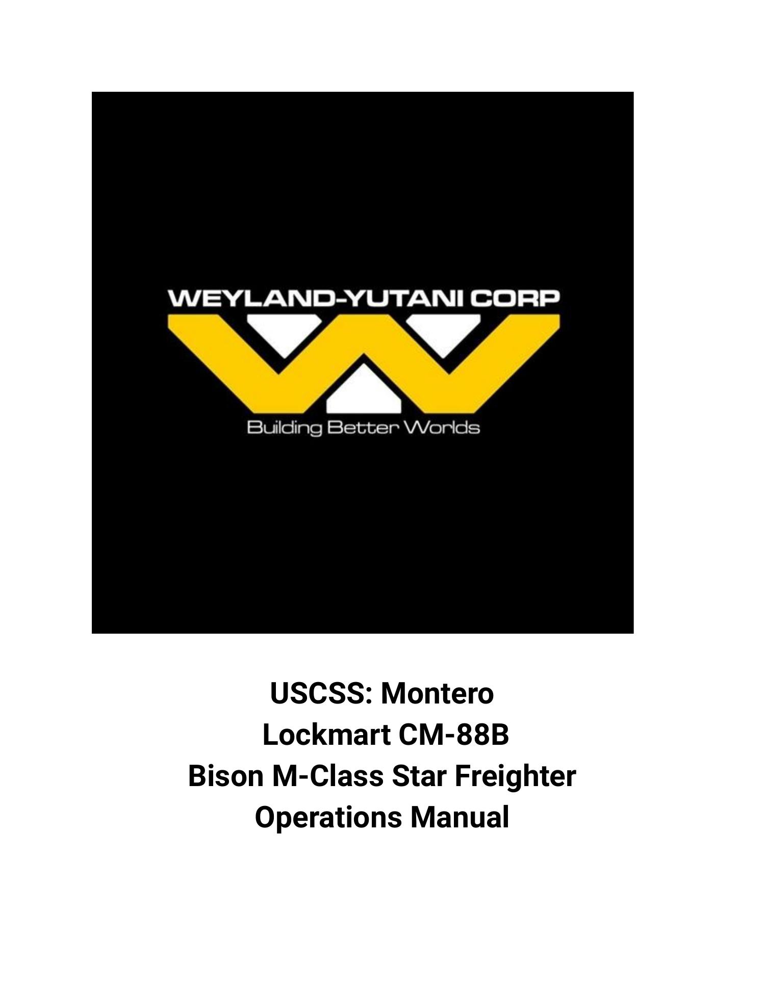 USCSS_ Montero Operation Manual.pdf | DocDroid