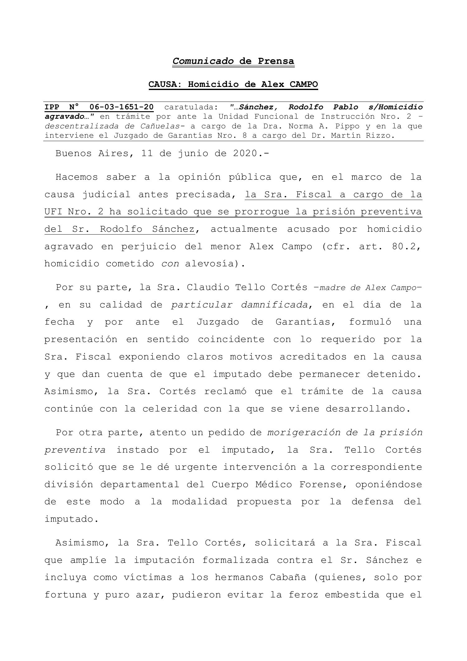 COMUNICADO de PRENSA-Alex Campo (3).pdf | DocDroid