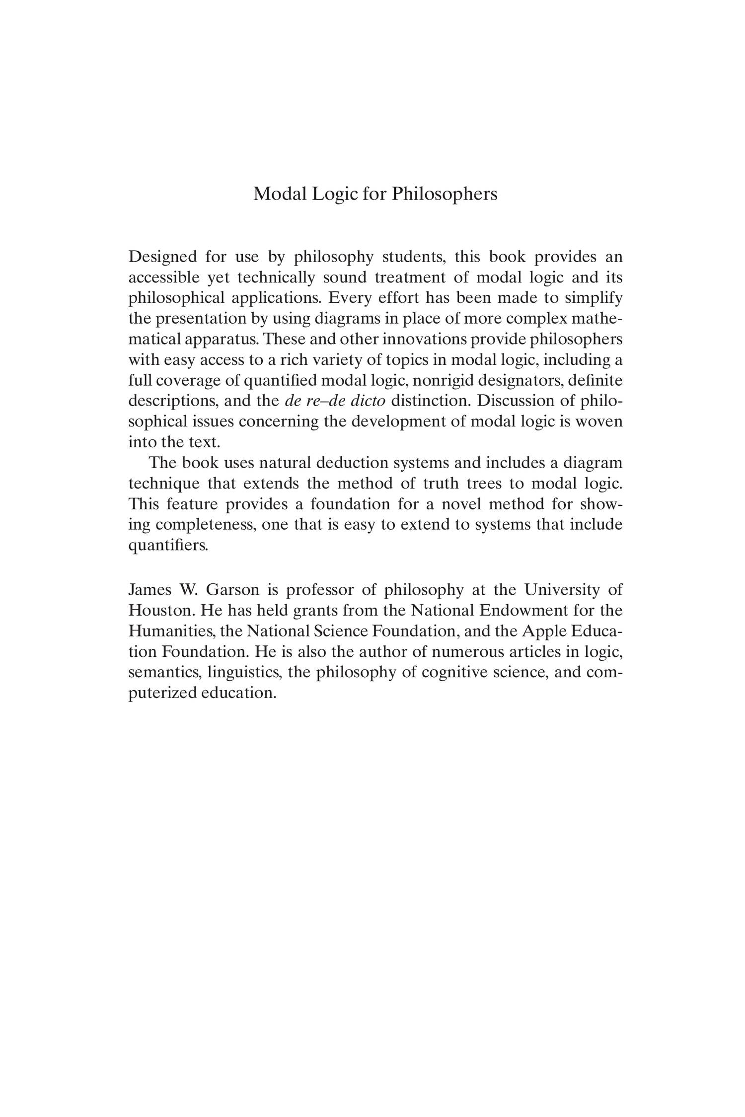 Garson-Modal Logic for Philosophers (2006).pdf | DocDroid